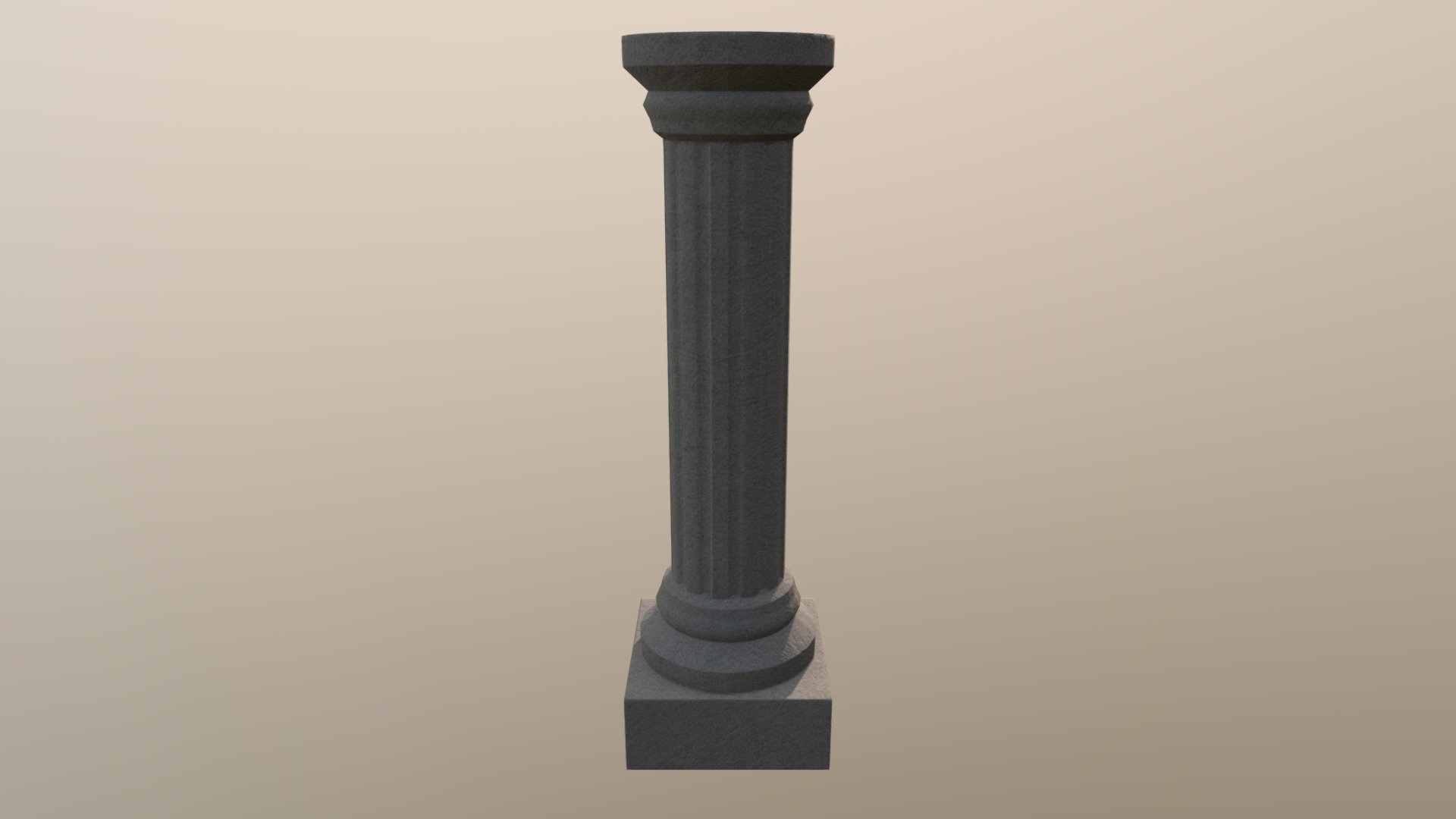 School Collumn 01 Low - 3D model by TruePham [b6e01be] - Sketchfab