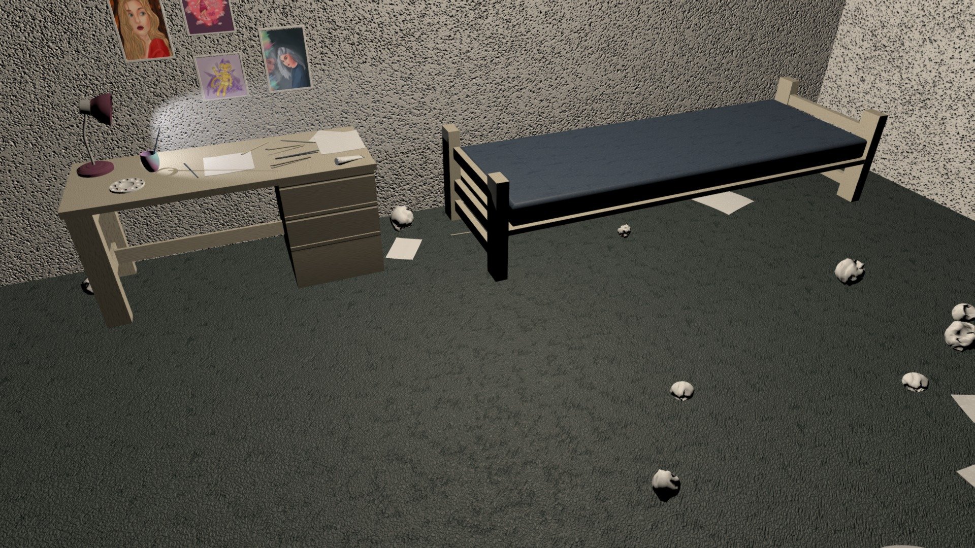 Final Project Checkpoint 7 - Download Free 3D model by snoozingscribbz ...