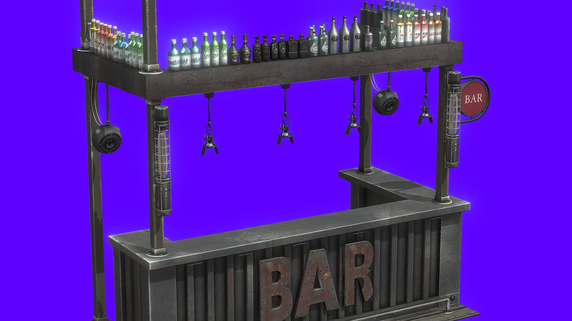 BAR Night Club Set - 3D model by ˢᵒᵘʳᶜᵉ ⁴ (@source4) [b6e03b9] - Sketchfab