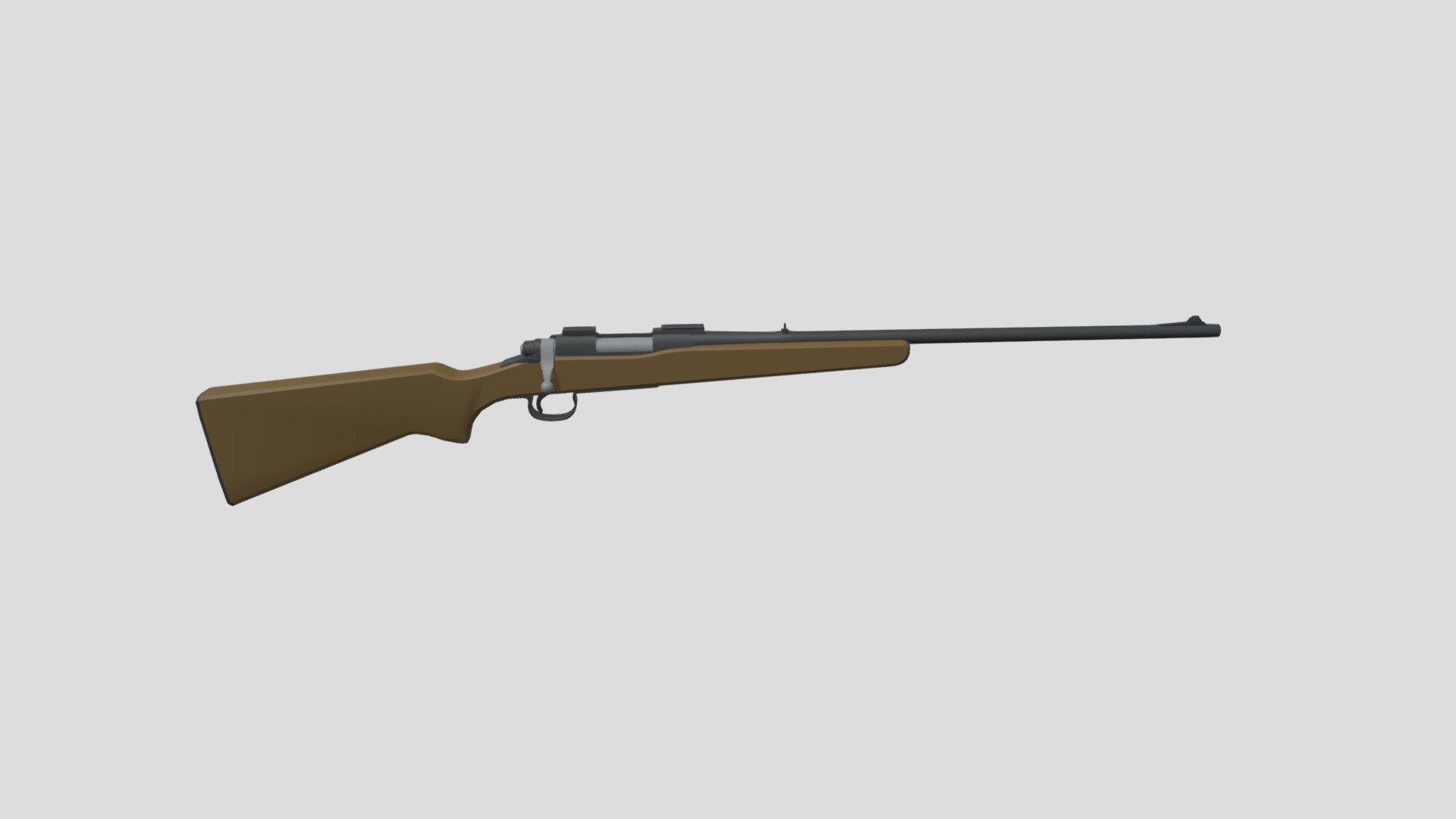 Remington 722 Rifle - Download Free 3D model by calico16 [b6e34f5 ...
