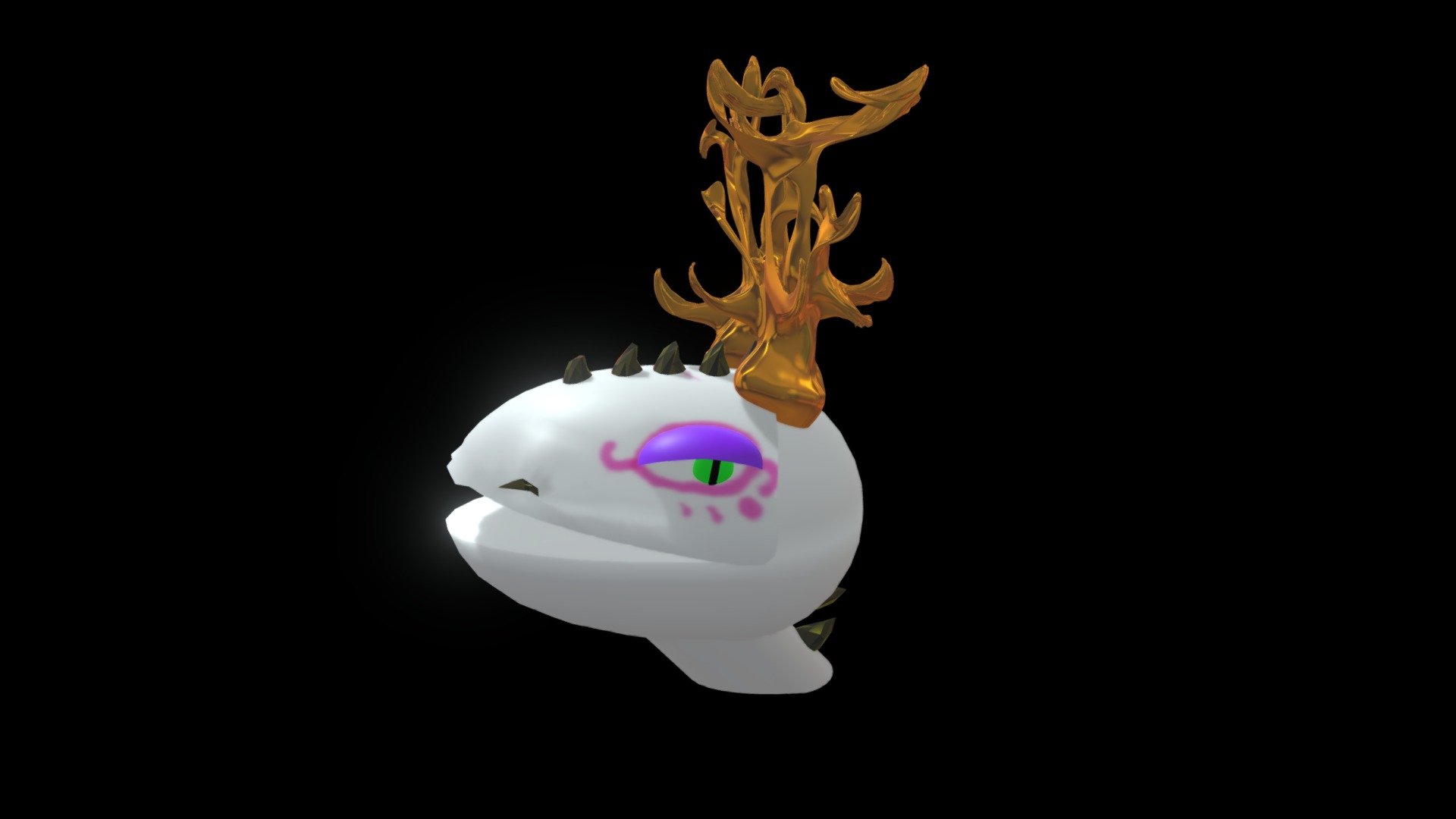 Night Rose Dragon Head Fan-Art - Download Free 3D model by ...
