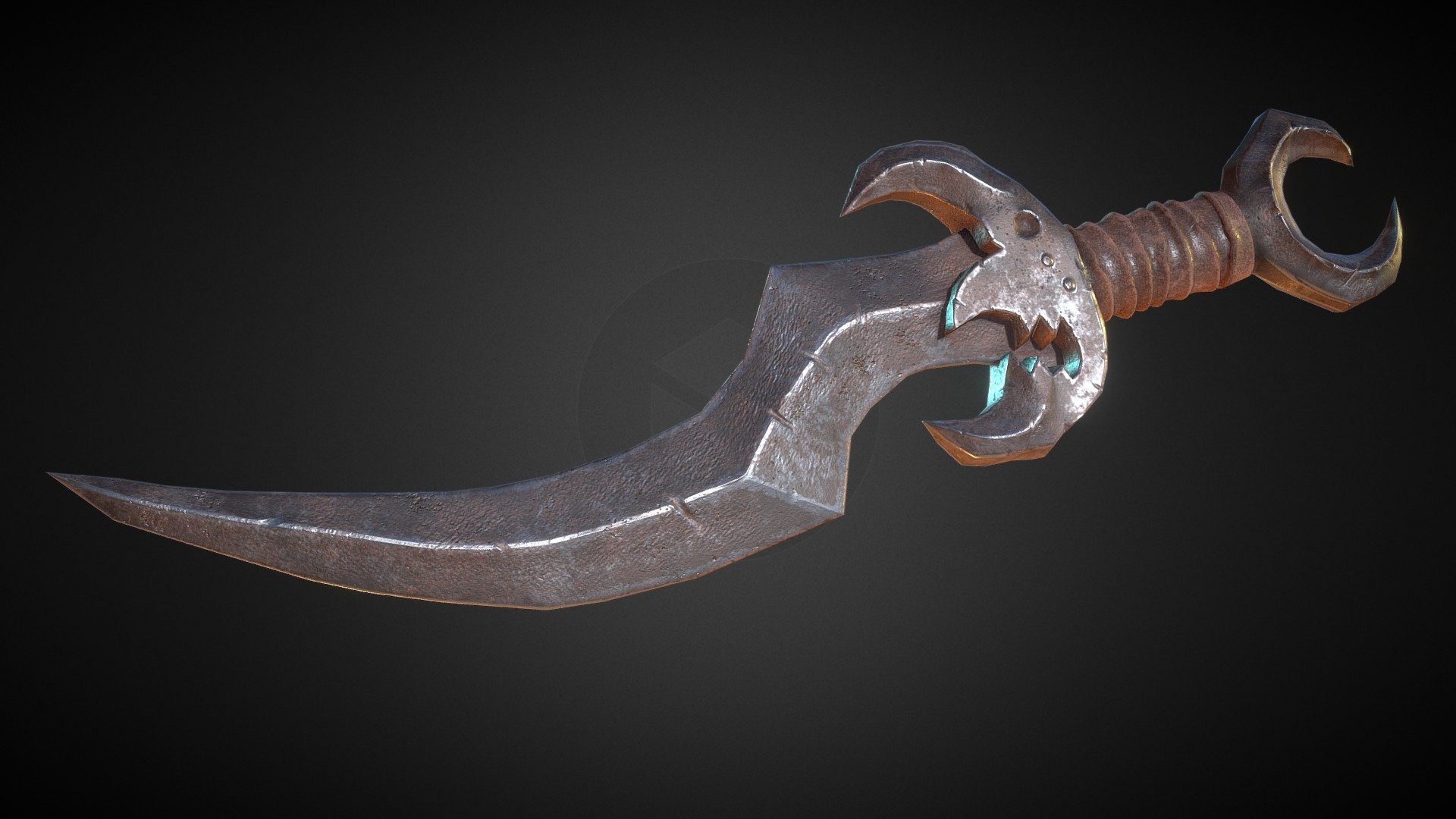 Crooked Moon Shank - 3D model by Steven Janes (@Ebethrone) [b6e7762 ...