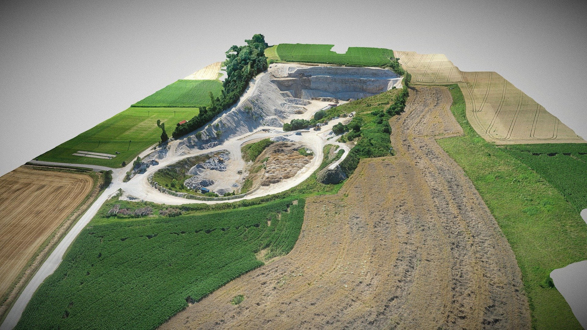 Drone Scan: Gravel Pit - 3D model by TerraGrid (@Chastamir) [b6e7828 ...