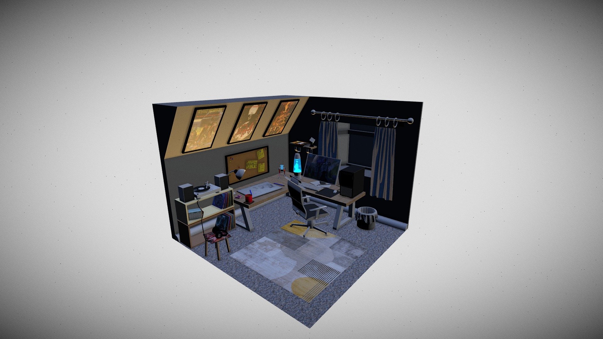 Office Space Render - 3D model by VacantPlanets [b6e7ea1] - Sketchfab