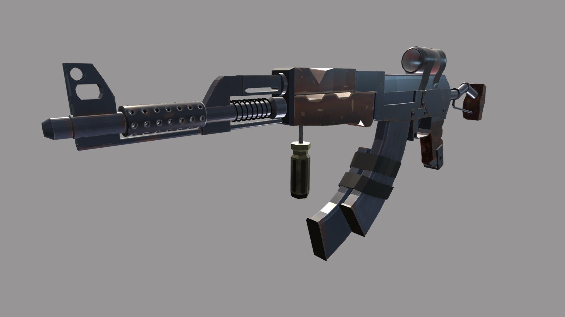 Scrap AK-47 - Download Free 3D model by DalmauArt [b6e7ee5] - Sketchfab