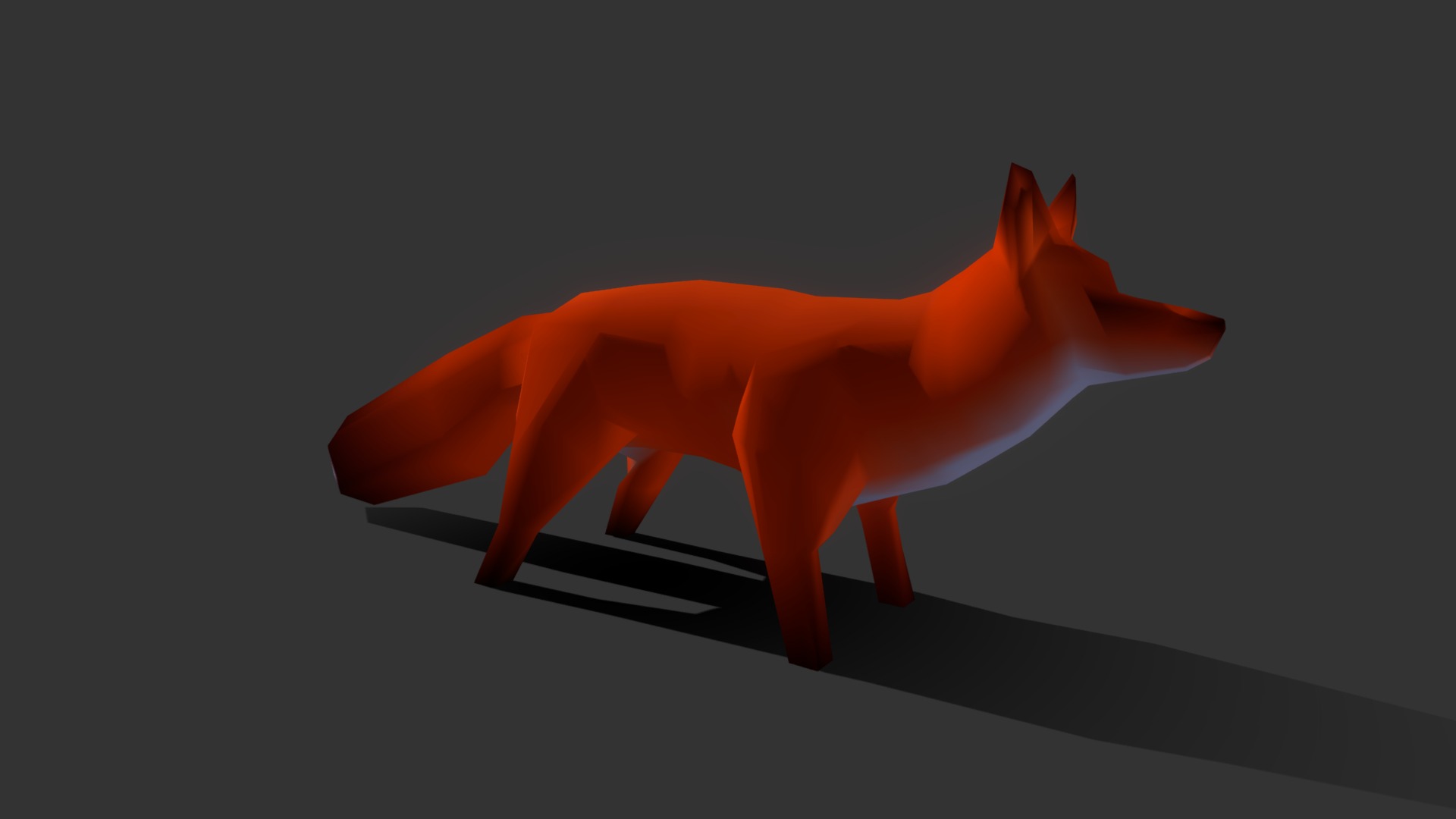 Lowpoly fox - 3D model by Aivomata [b6e991c] - Sketchfab