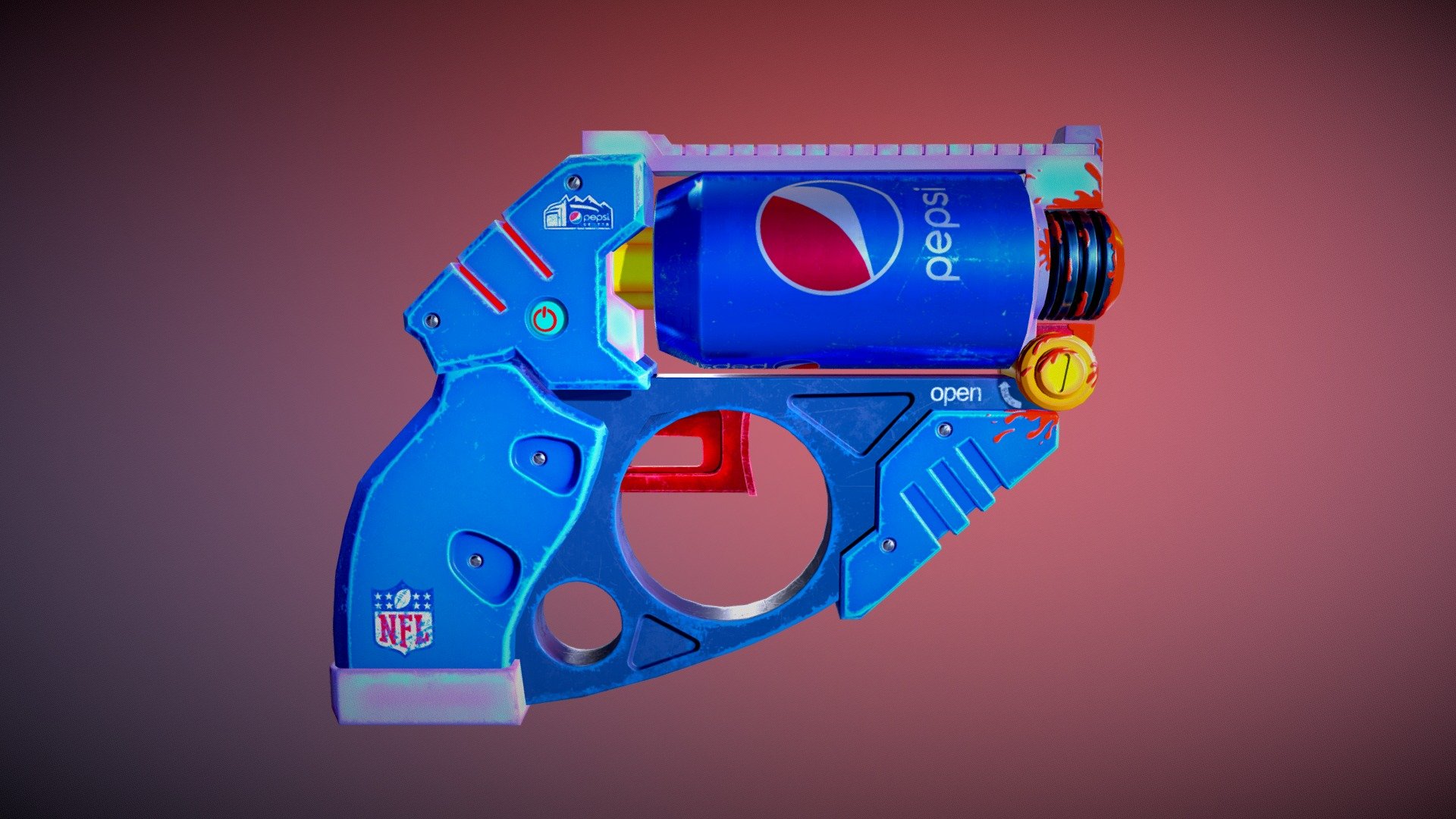 Stylized Pepsi gun - Download Free 3D model by Daria Pechenkina ...