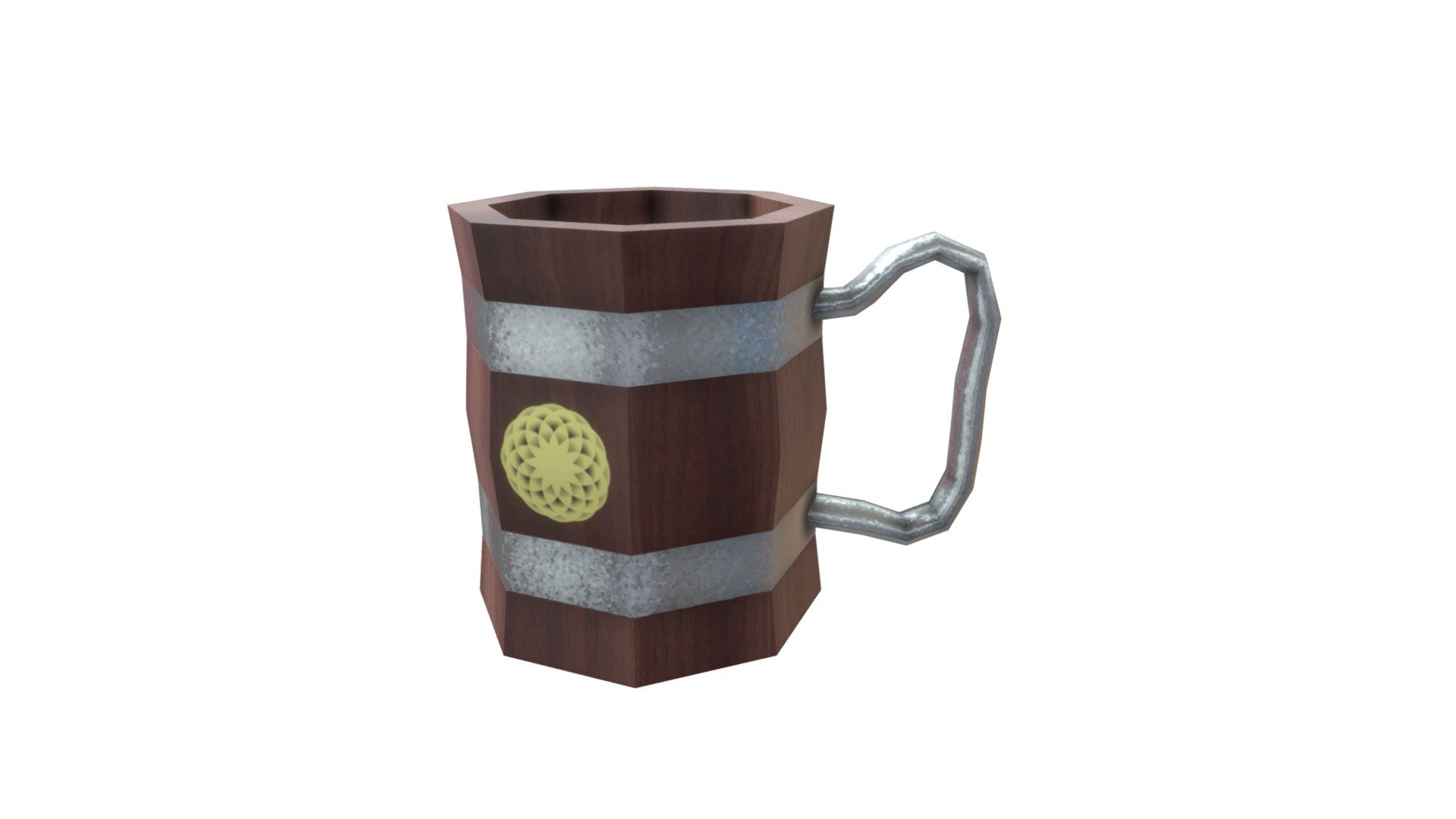 Textured Mug - Download Free 3D model by ehoefler [b6eb531] - Sketchfab