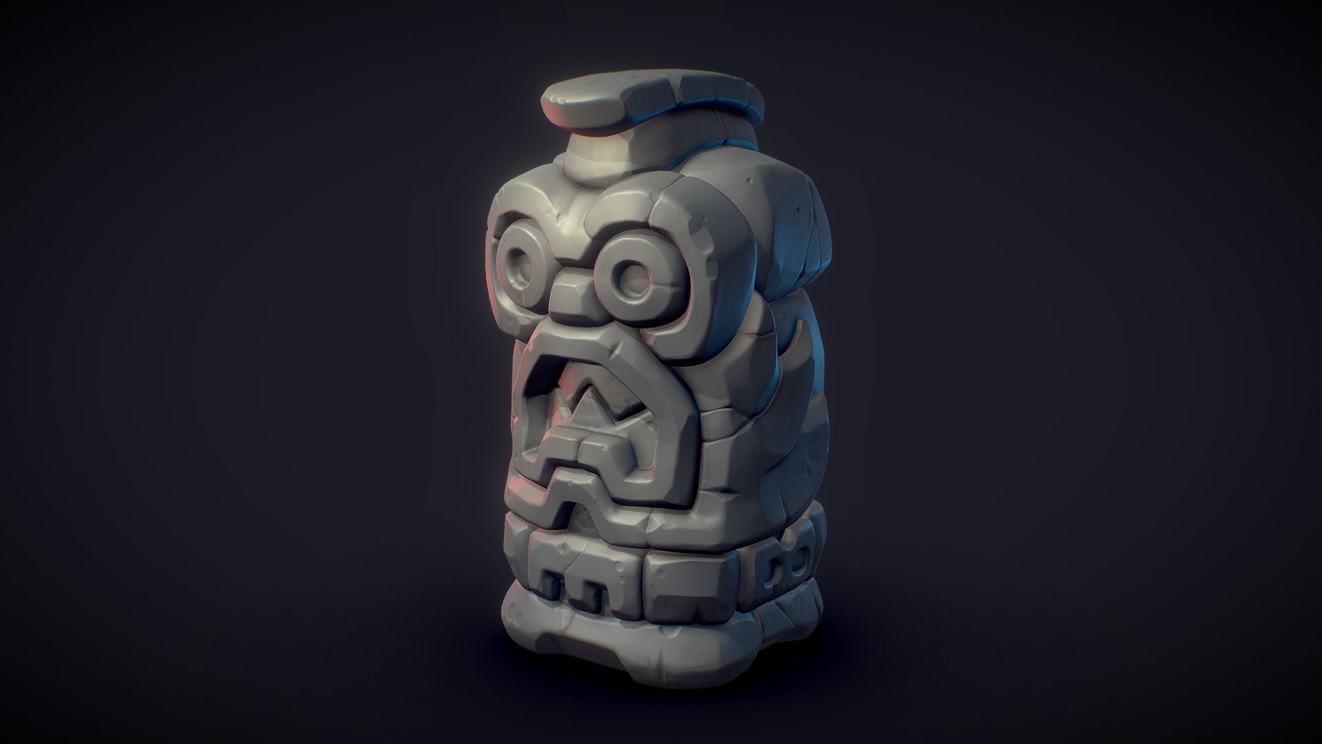 Stone Head - 3D Printable - Buy Royalty Free 3D model by BitGem ...