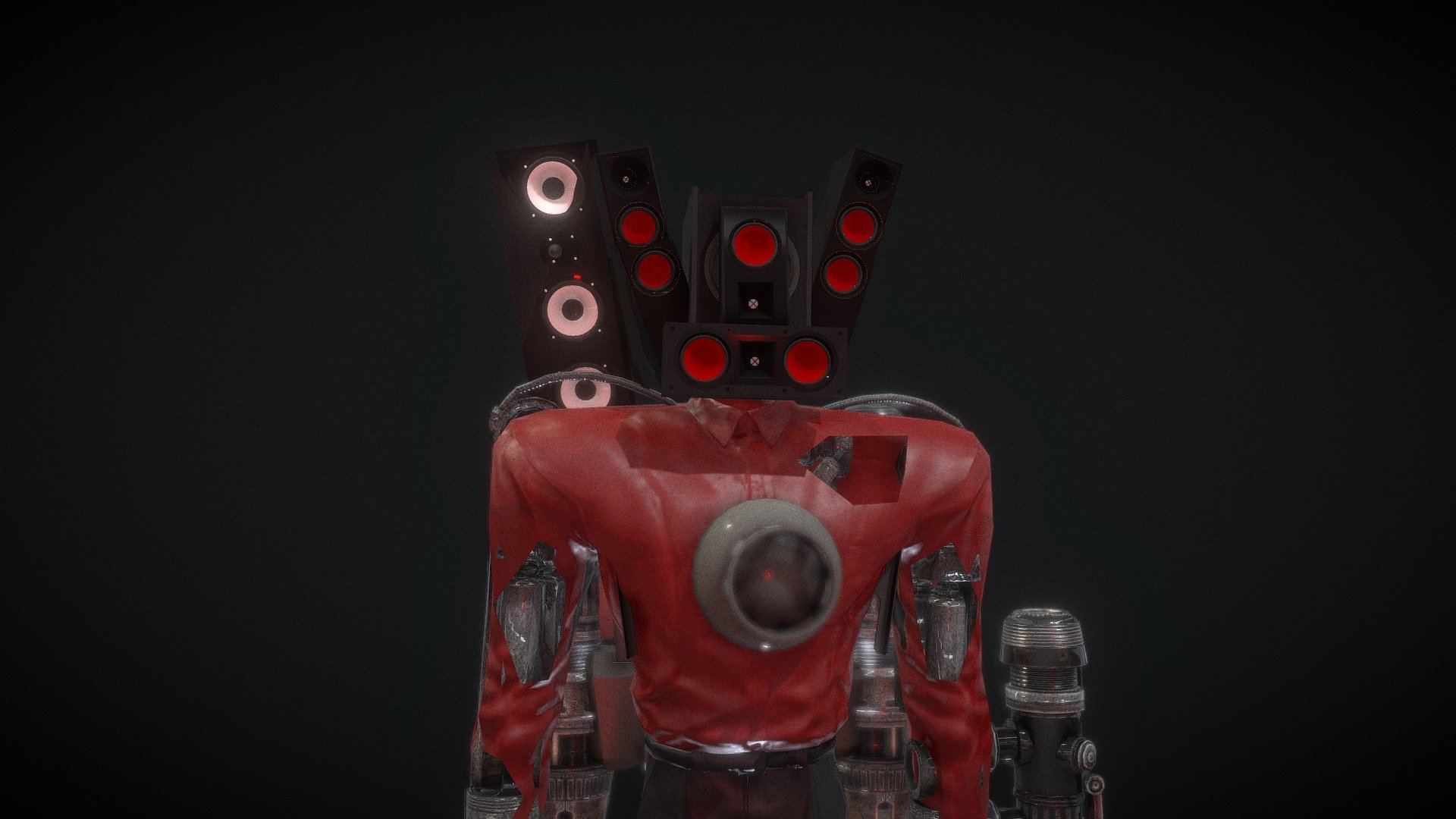 Broken Titan Speakerman - Download Free 3D model by Wing (@Wing12 ...