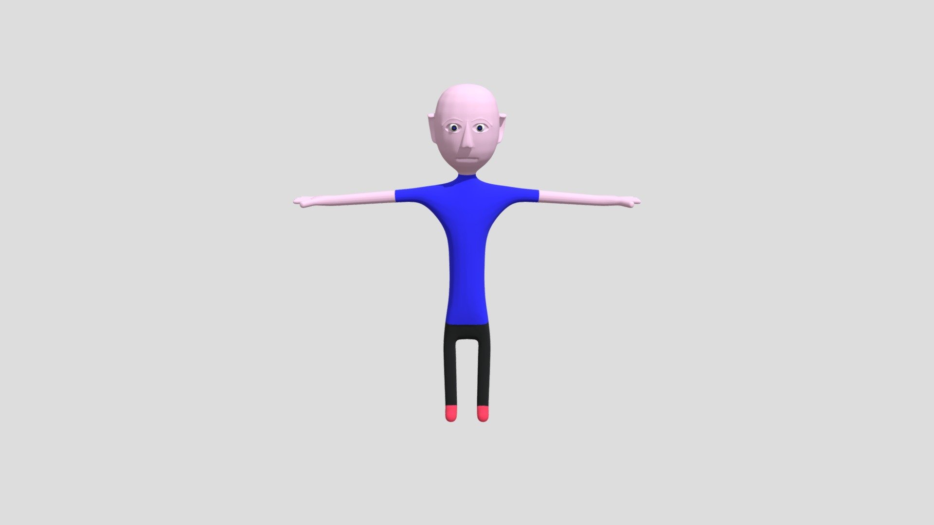 Low Poly Man Character - Download Free 3D model by Shimul40 [b6ed42e ...