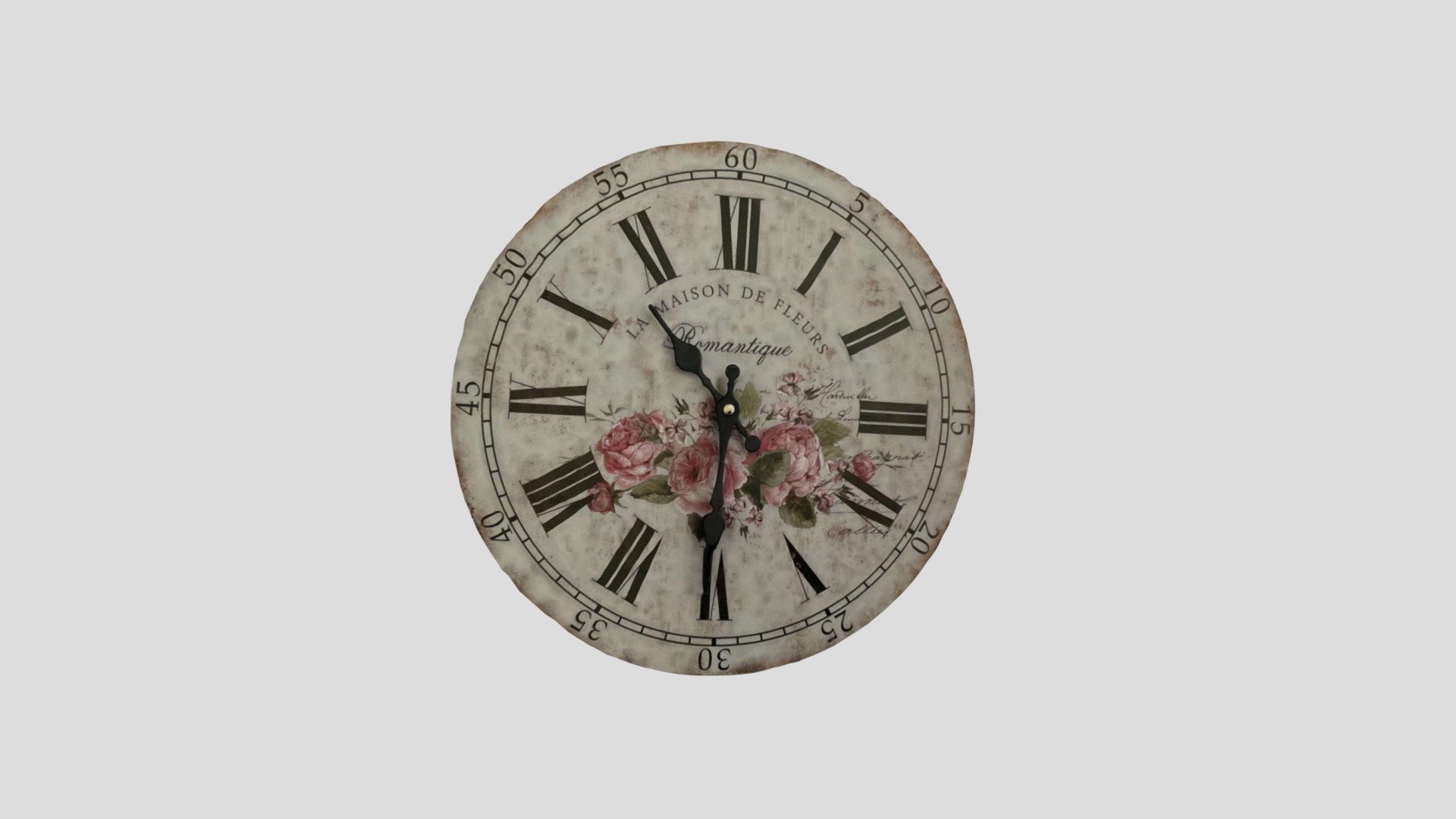 Wall clock - Download Free 3D model by carameladora [b6ed9ce] - Sketchfab