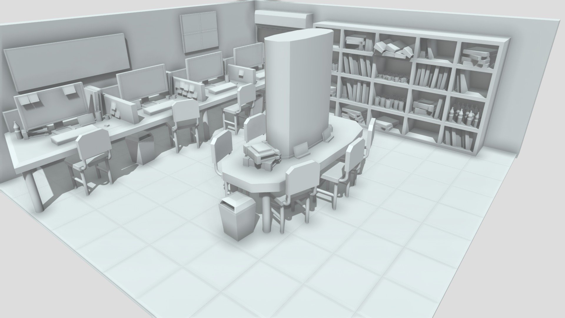 Offices - 3D model by At_Felix [b6ef73e] - Sketchfab