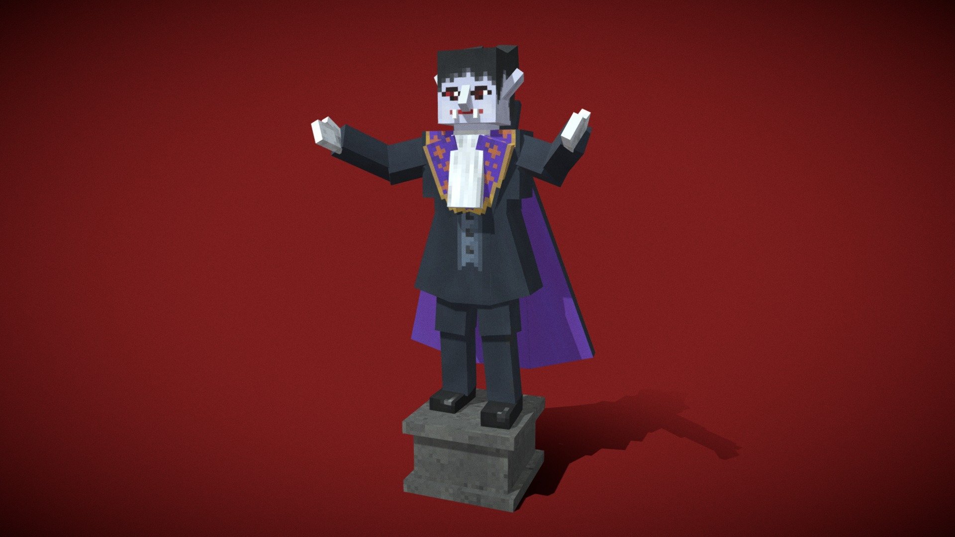 Vampire statue - 3D model by iwataro [b6eff62] - Sketchfab