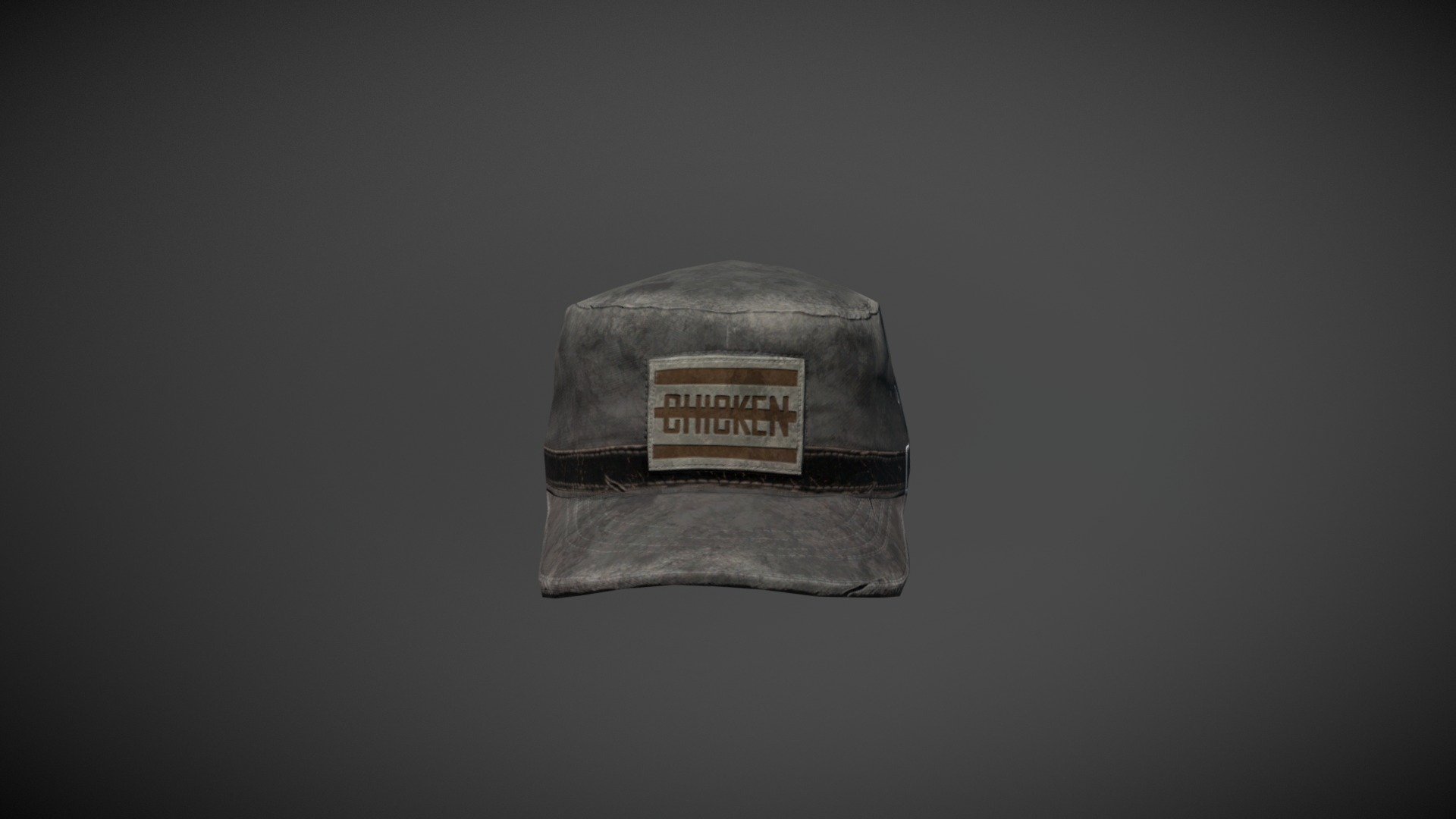 PATROL CAP (GRAY) - 3D model by PUBGShowcase [b6f09ce] - Sketchfab