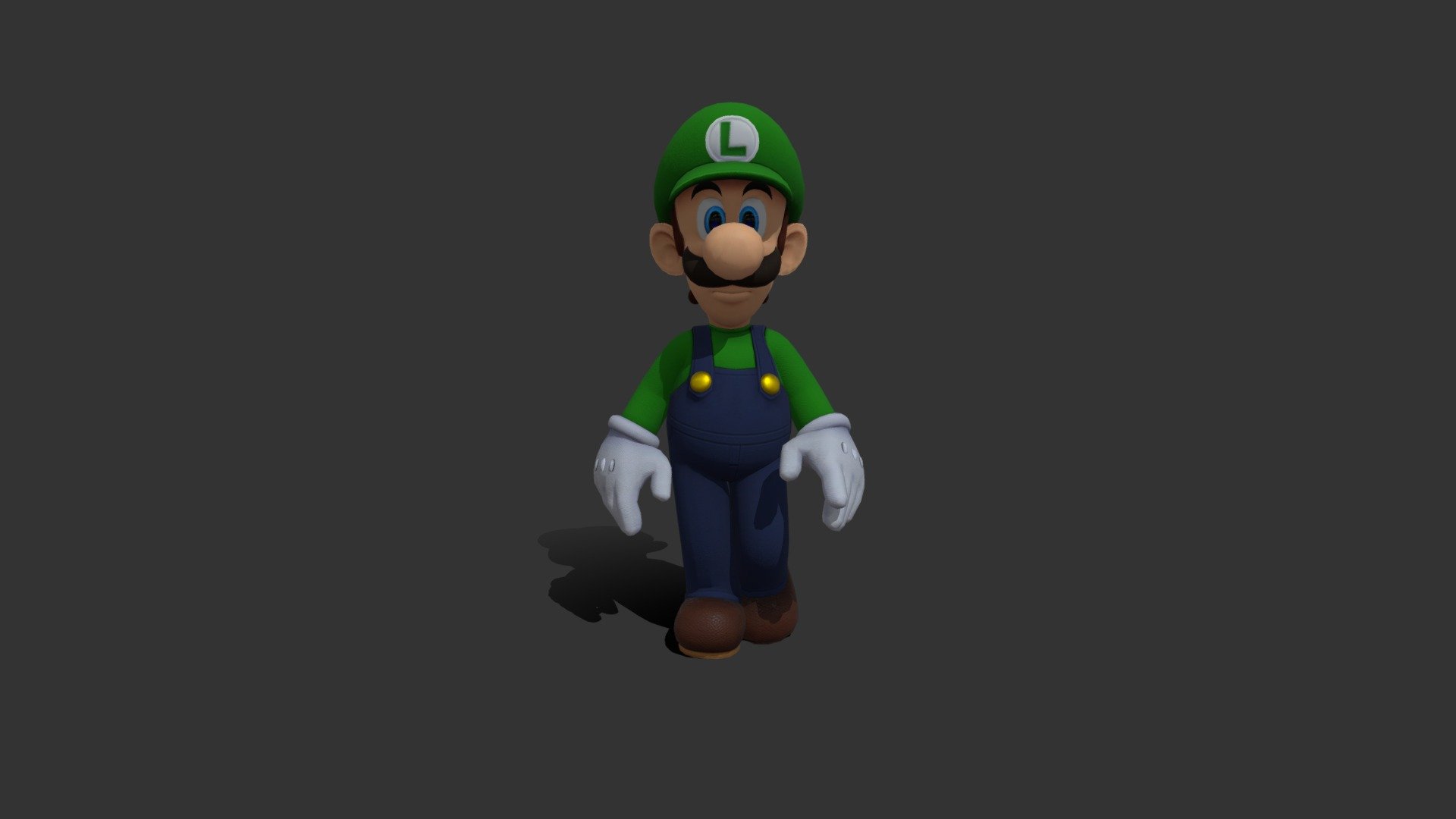 Luigi 002 - 3D model by LimaOpat [b6f5429] - Sketchfab