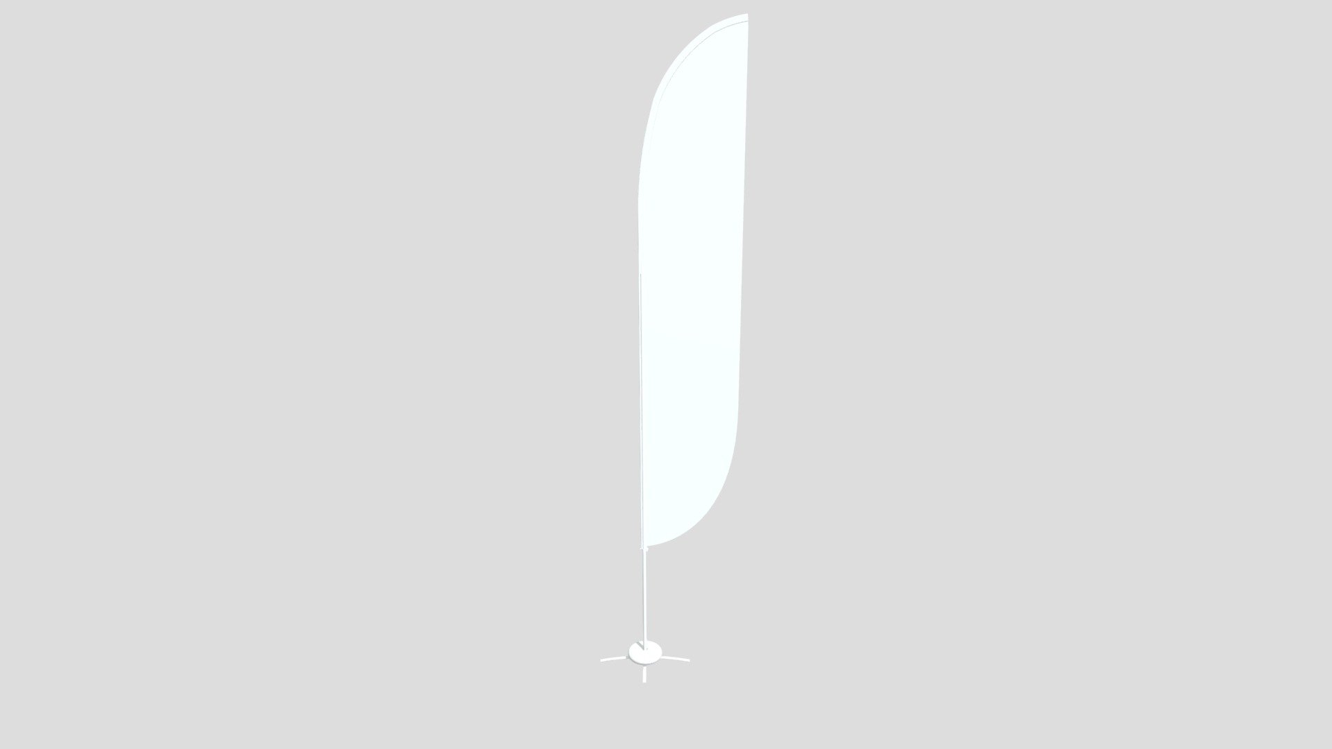 9ft - 19ft Edge Zoom Flag - Download Free 3D model by xyzDisplays ...