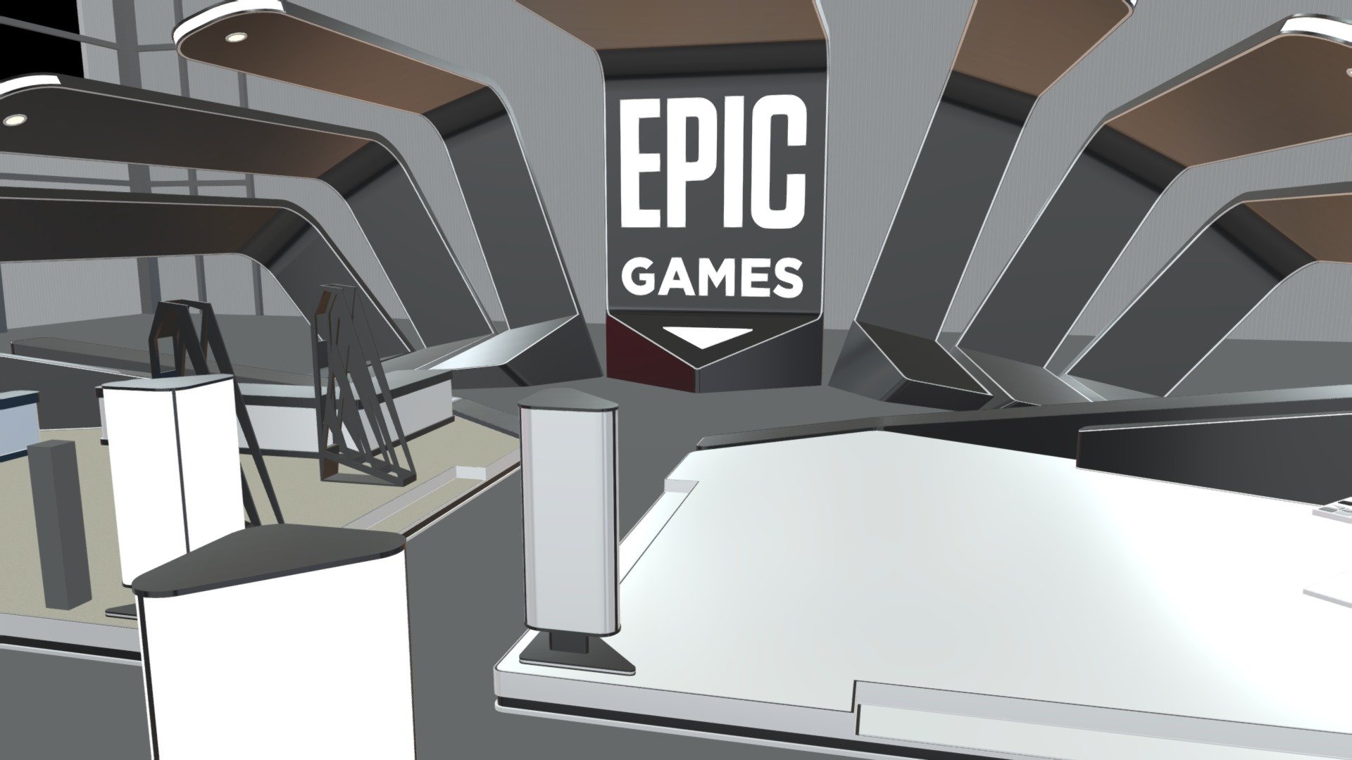 EPIC Games Booth - Download Free 3D model by Hans (@kohler.hans.2023 ...