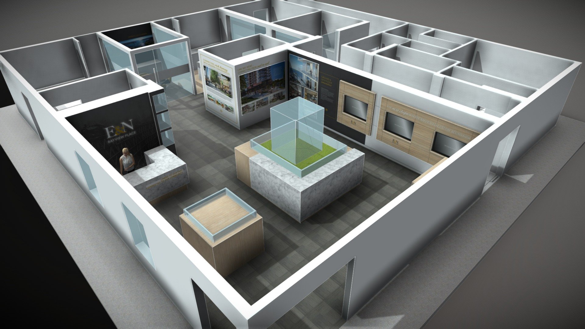 E&N Presentation Centre - 3D model by Rally Creative (@jamesalmeida ...