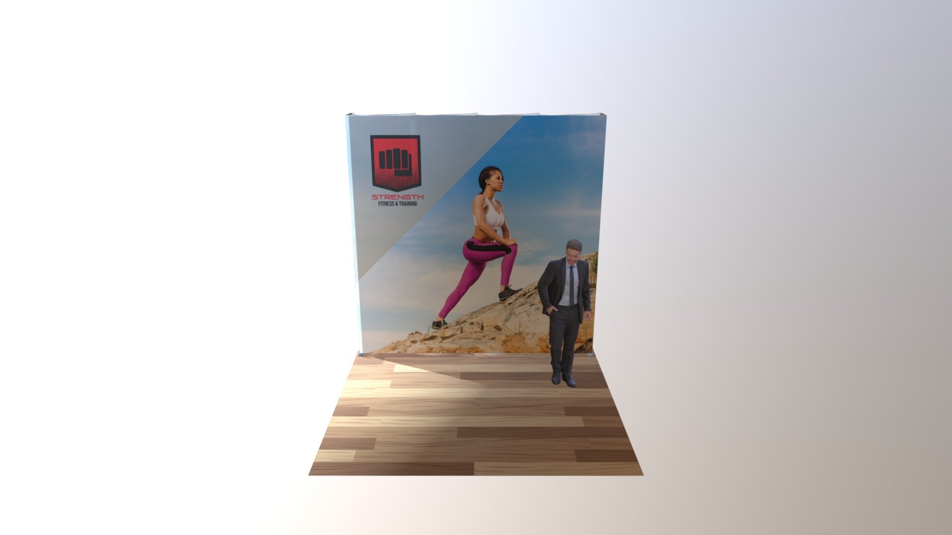 Lumiere 10x10 Single Sided Non-backlit Display - 3D model by ...