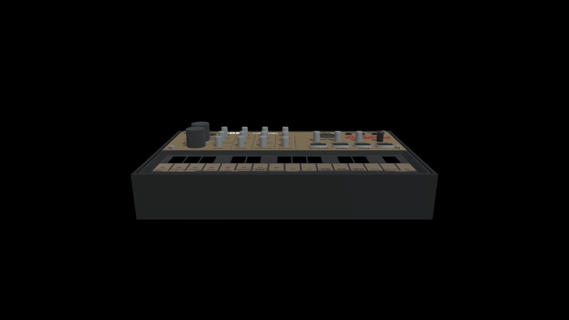Korg Volca Keys - 3D model by disQtible [b6fd8fb] - Sketchfab
