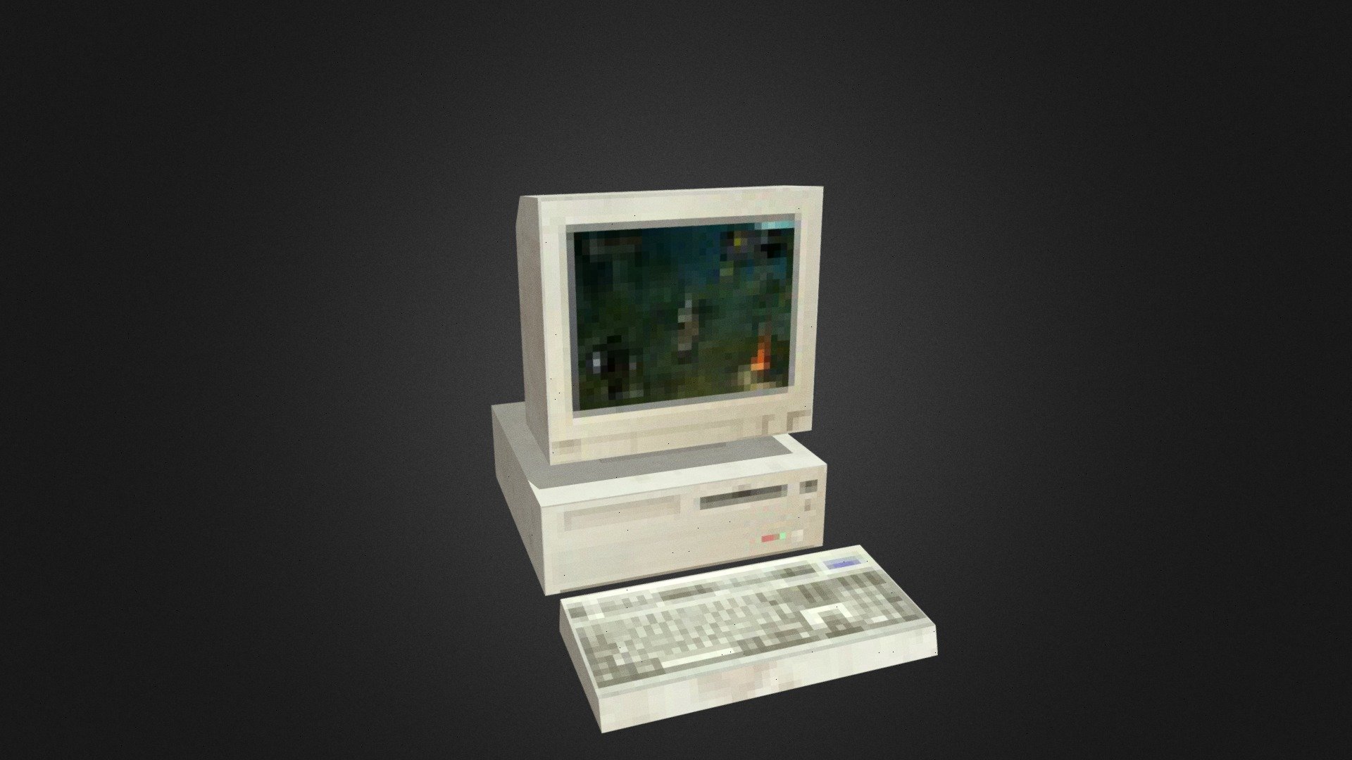 PC - Low Poly PS1 - 3D model by Izaias_g [b700513] - Sketchfab