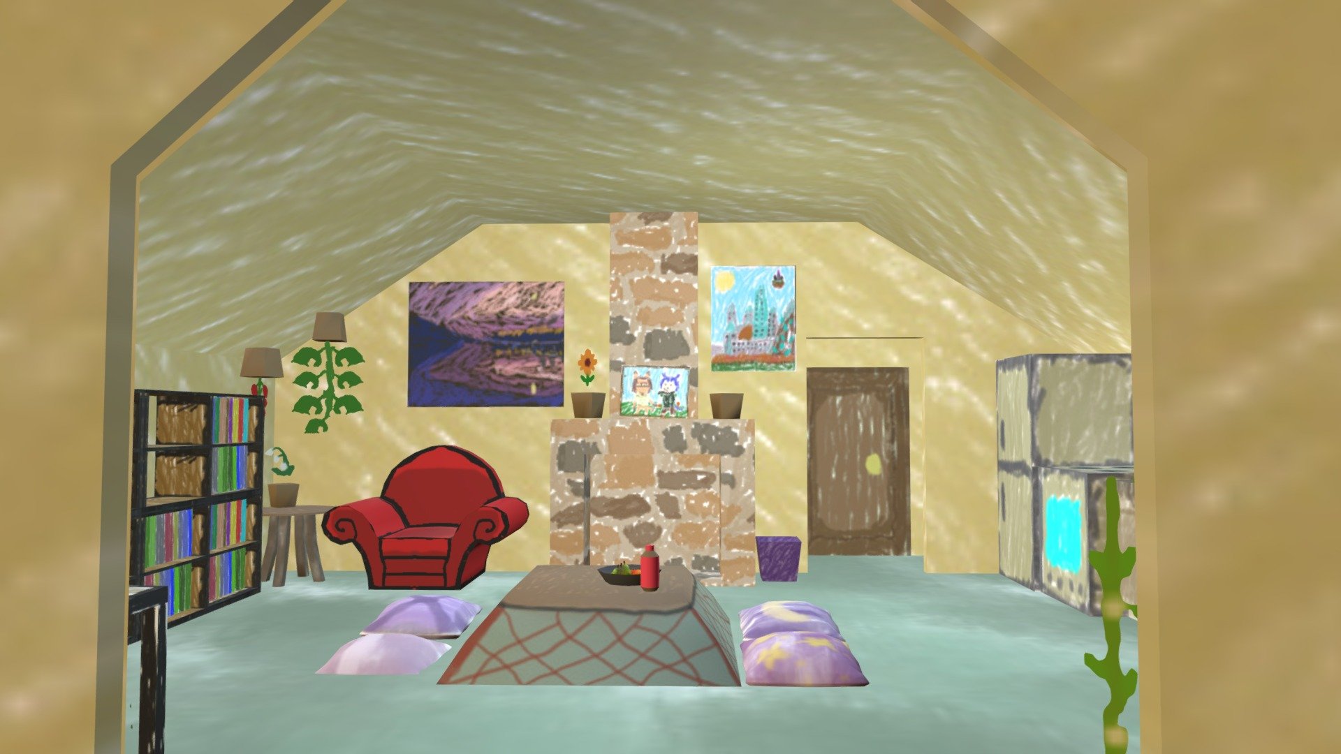 Fox Room - Download Free 3D model by simsora13 [b704799] - Sketchfab