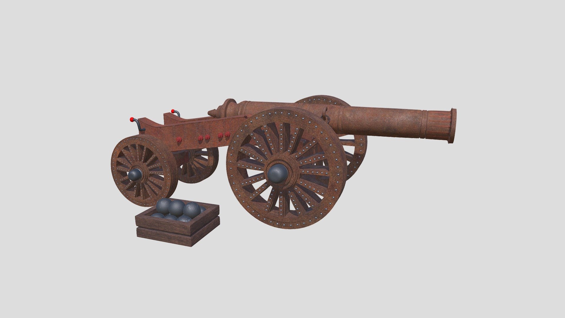 Fire Cannon - 3D model by Ankush Lamba 06 (@ankuking49) [b704f7e ...