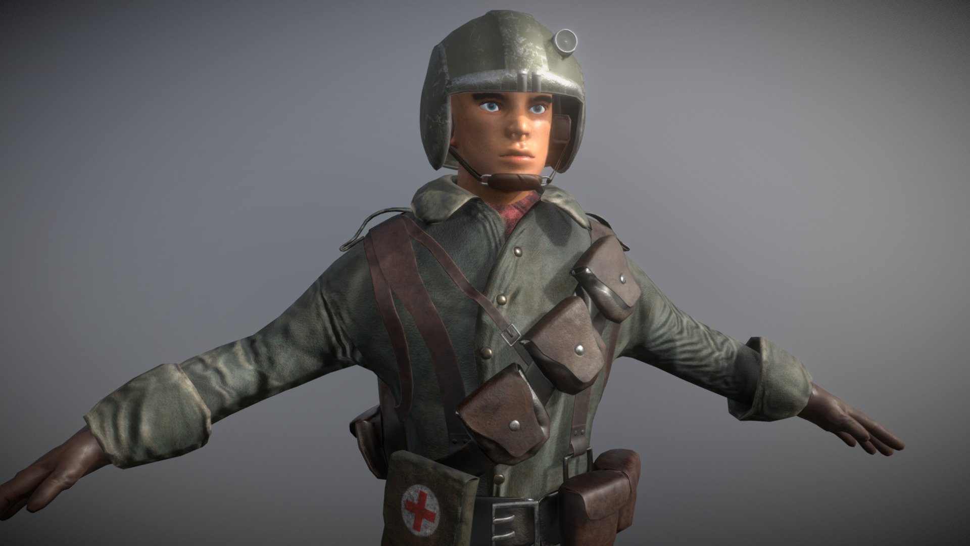 Fallout Style Squire - 3D model by lopanview [b705e9a] - Sketchfab
