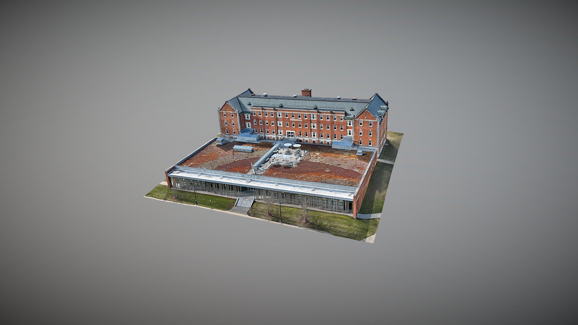 Augustus Storrs Hall Building - Download Free 3D model by UConn Library ...