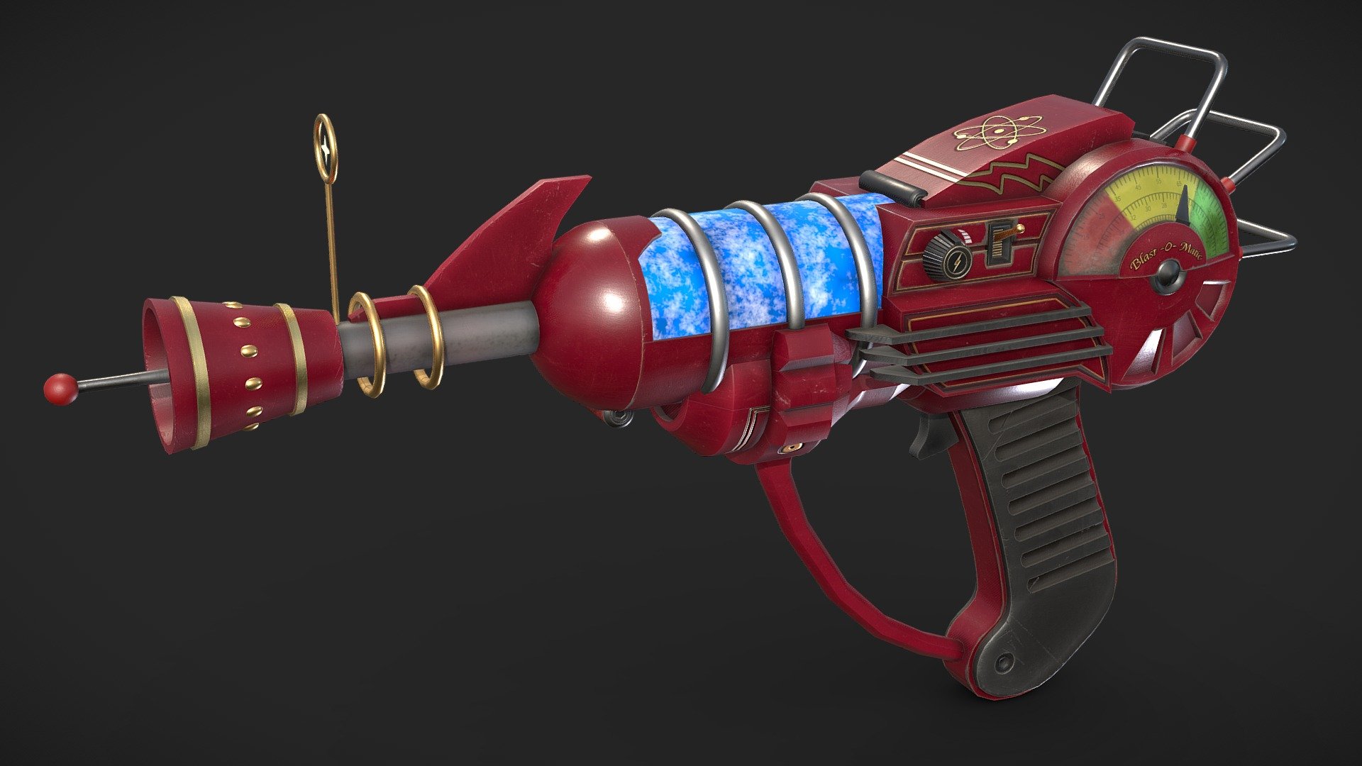 Call-of-Duty Zombies Raygun (Game Ready) - Buy Royalty Free 3D model by ...