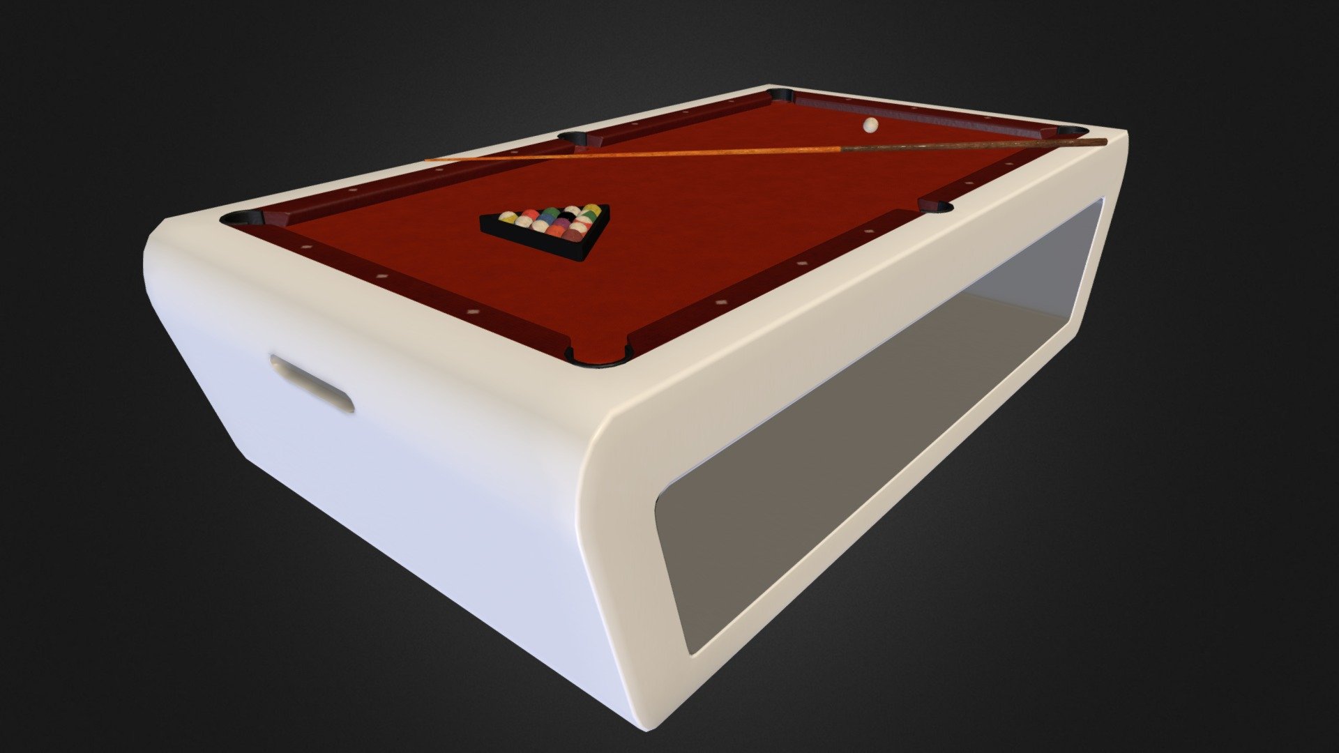 Pool Table - Download Free 3D model by AlexisVLazcano [b70954c] - Sketchfab