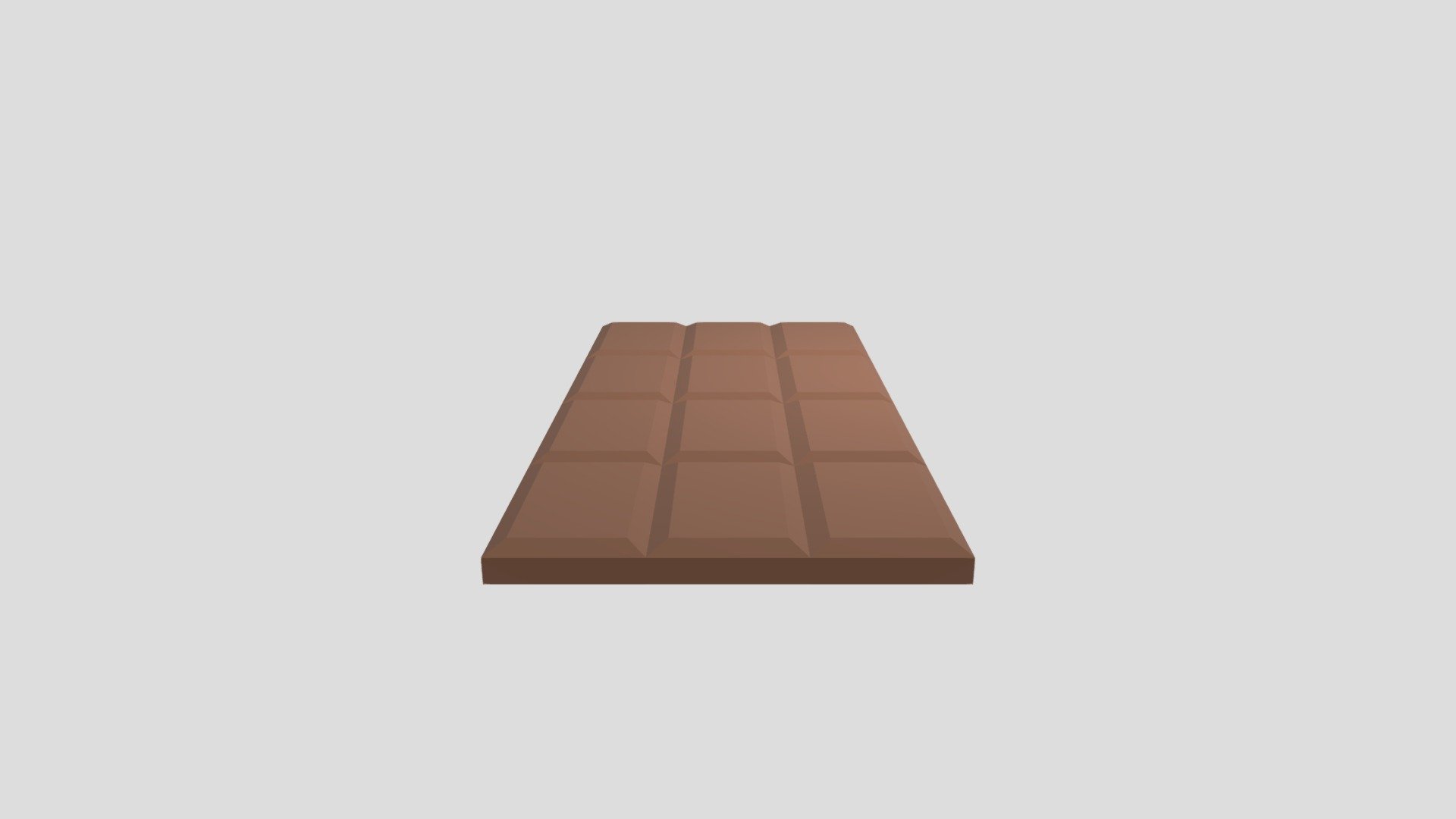 Low Poly Chocolate Bar - Download Free 3D model by MagmaFrog [b709ee5 ...