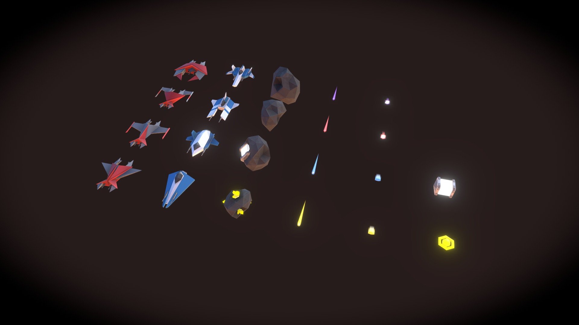 Space Shooter Asset Pack - Buy Royalty Free 3D model by Joel Bennett ...