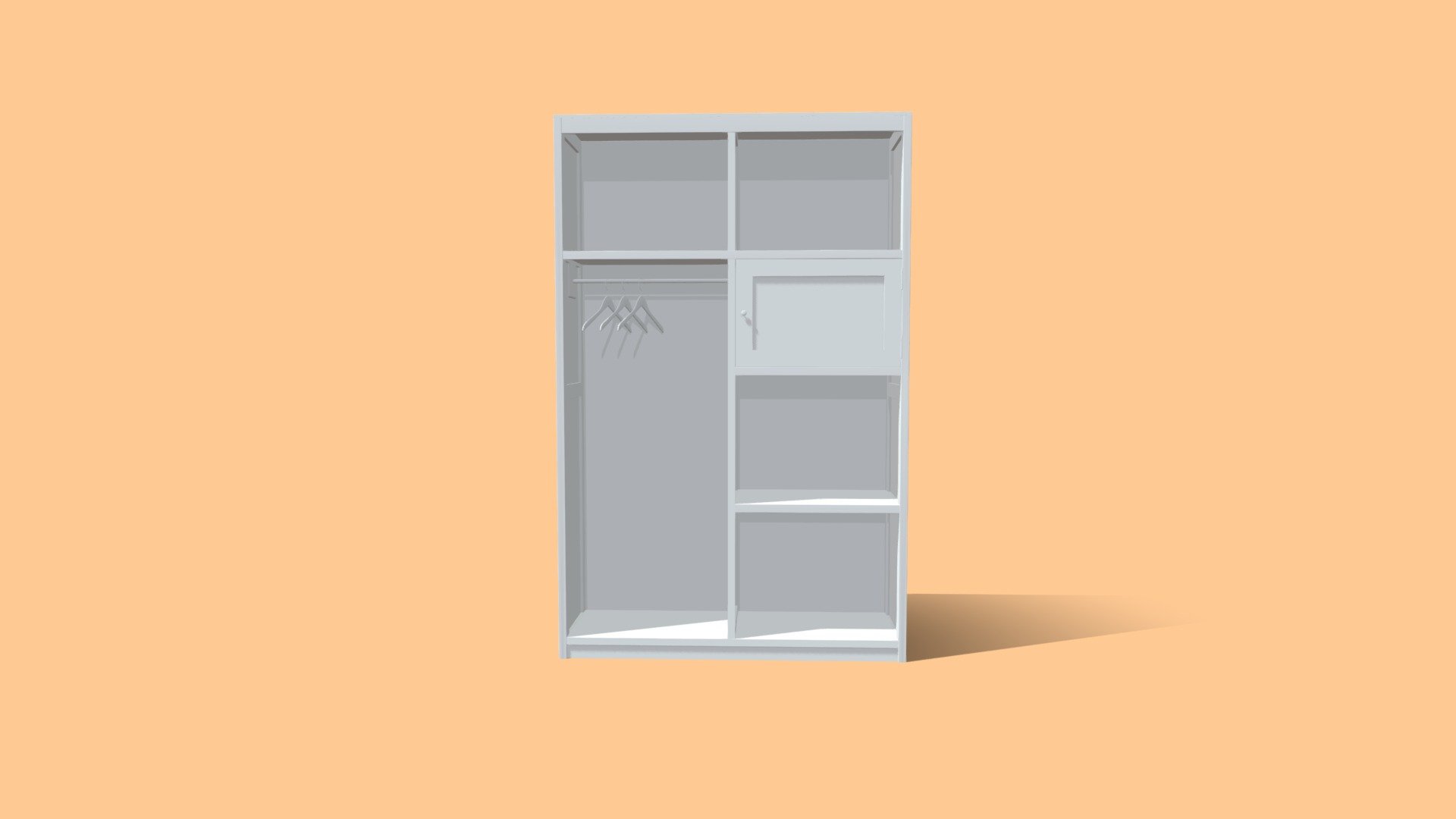 Wardrobe_01 - Download Free 3D model by Maksim Kostyaev (@Kostyaev_Assets) [b70e501] - Sketchfab