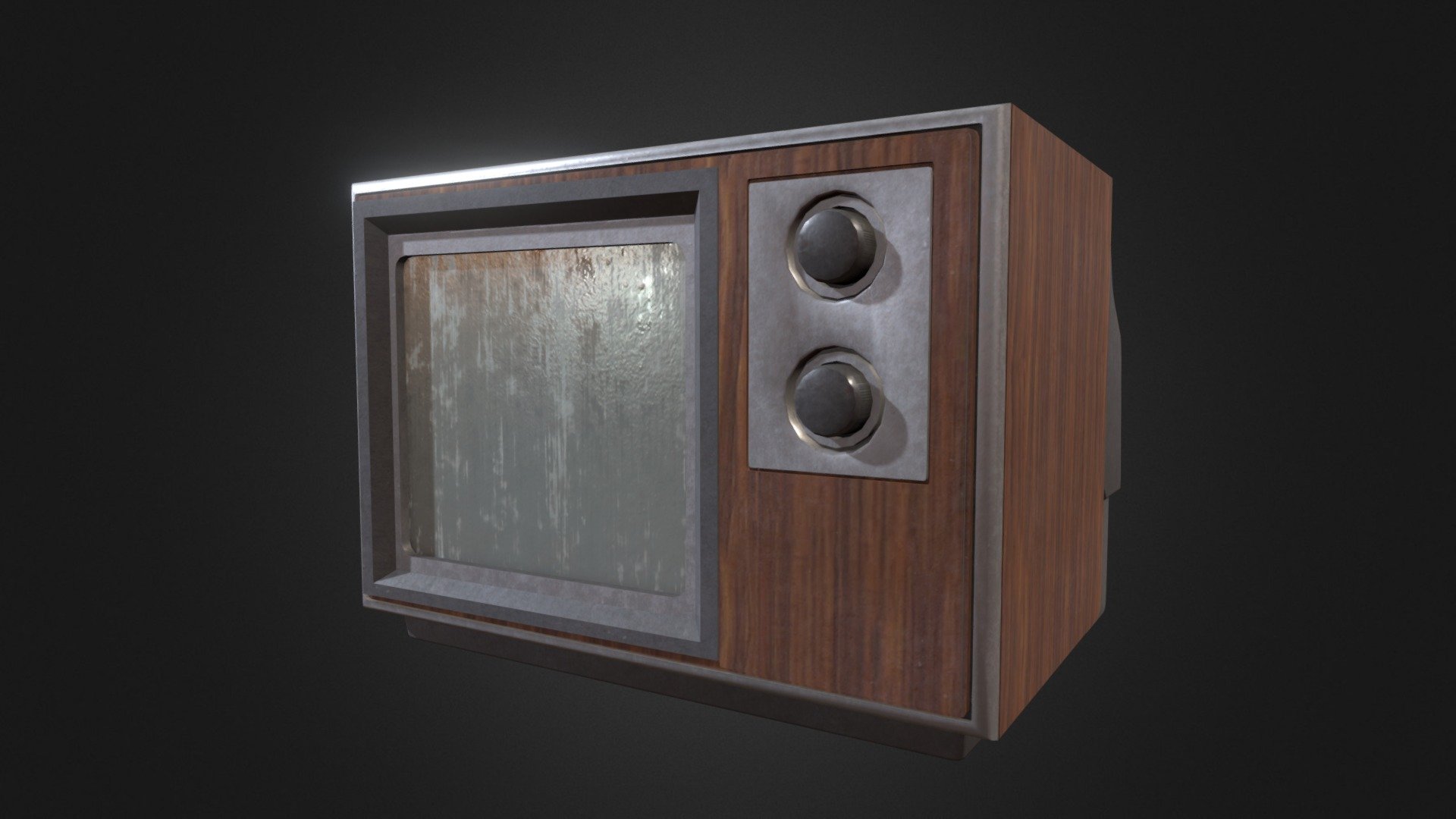 Simple Old TV - Download Free 3D model by Blender3D [b70eef7] - Sketchfab
