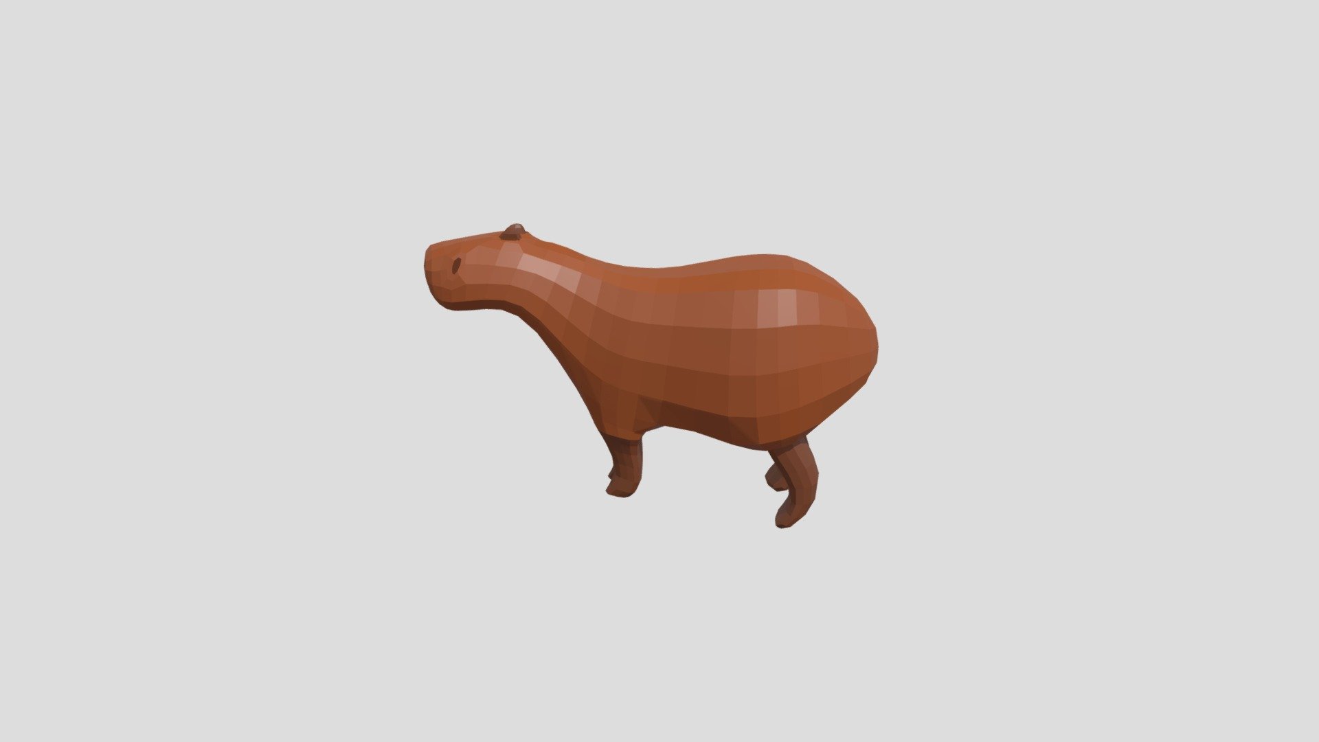 Capibara (Finally_) - 3D model by SozdatelVeshei [b71000c] - Sketchfab