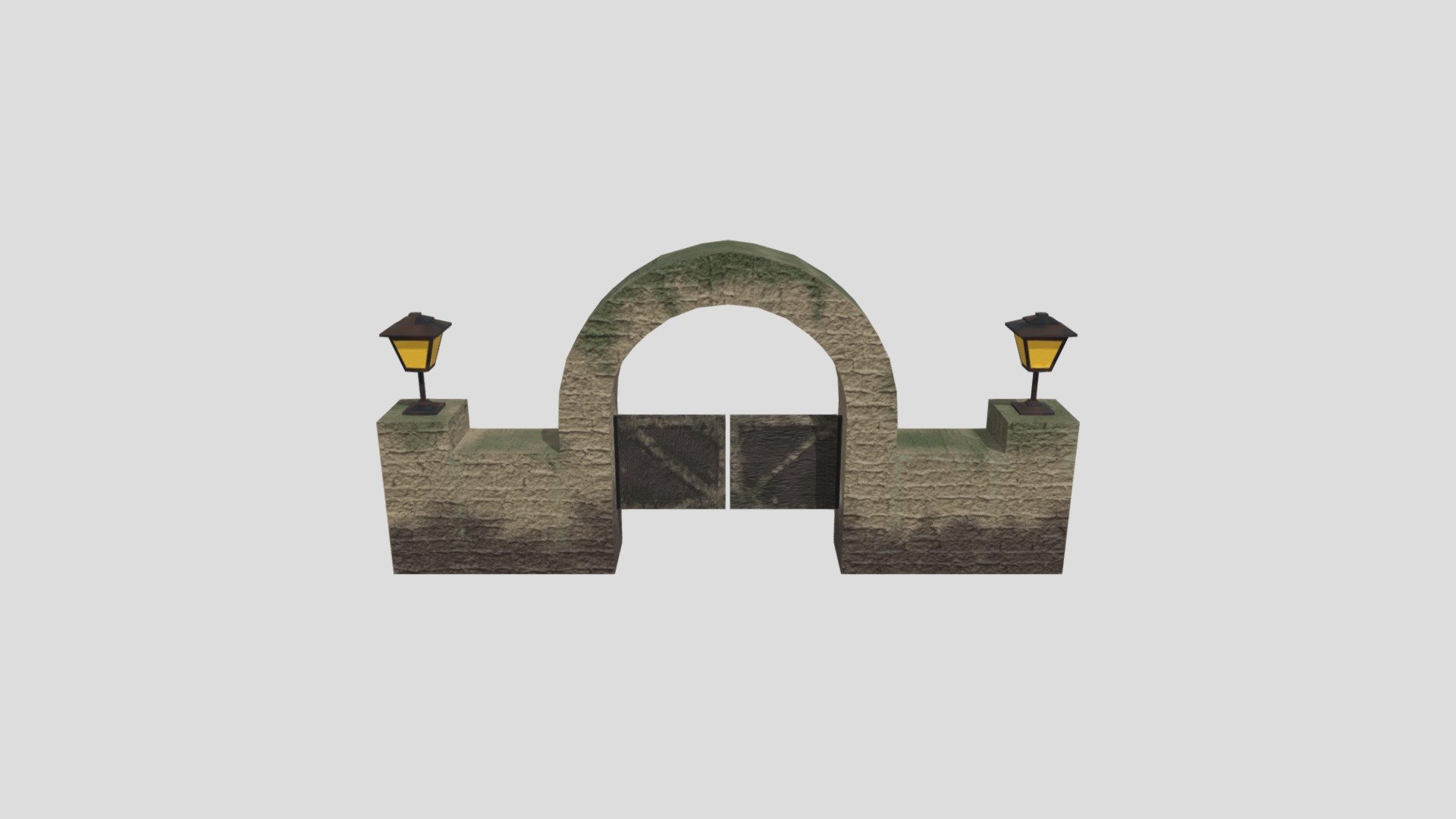 Gate Model - Download Free 3D model by raej25 [b711eda] - Sketchfab