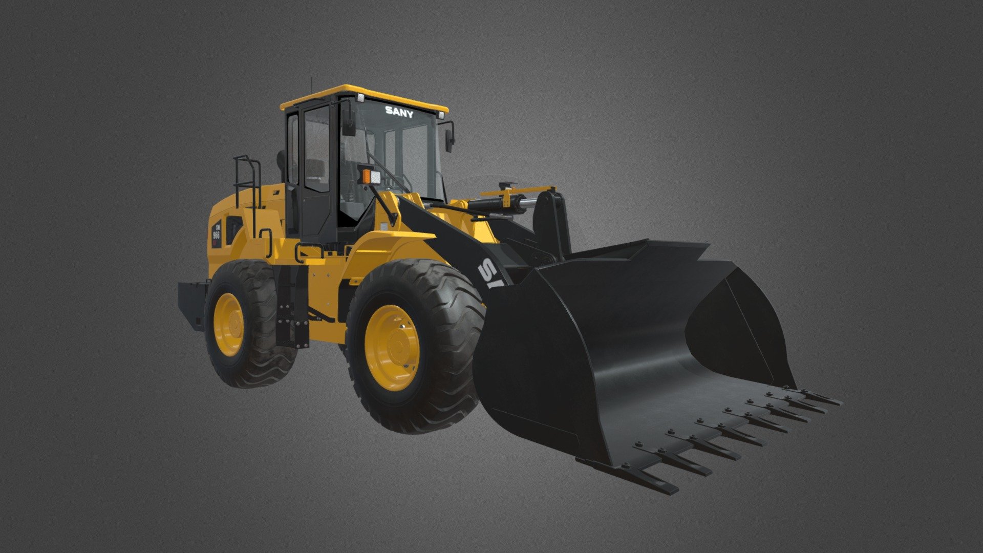 Sany SW966K - 3D model by MSR-Group (@3Dmsr-group) [b7124d7] - Sketchfab
