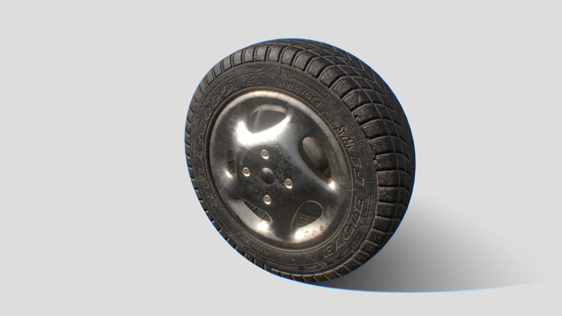 Wheel - 3D model by HichamSvr [b713268] - Sketchfab