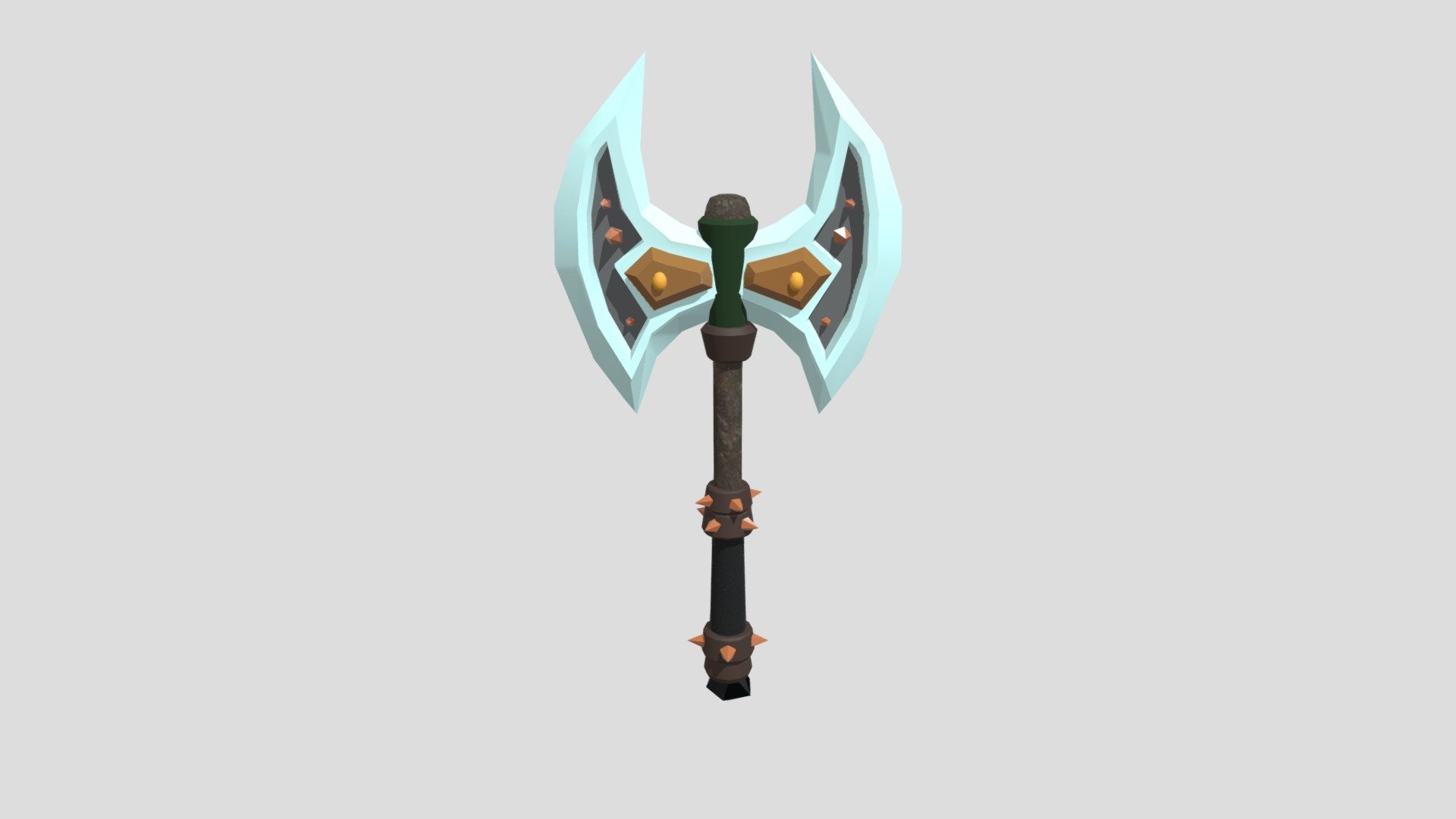 3D Battle Axe Game Ready Asset - Download Free 3D model by ...