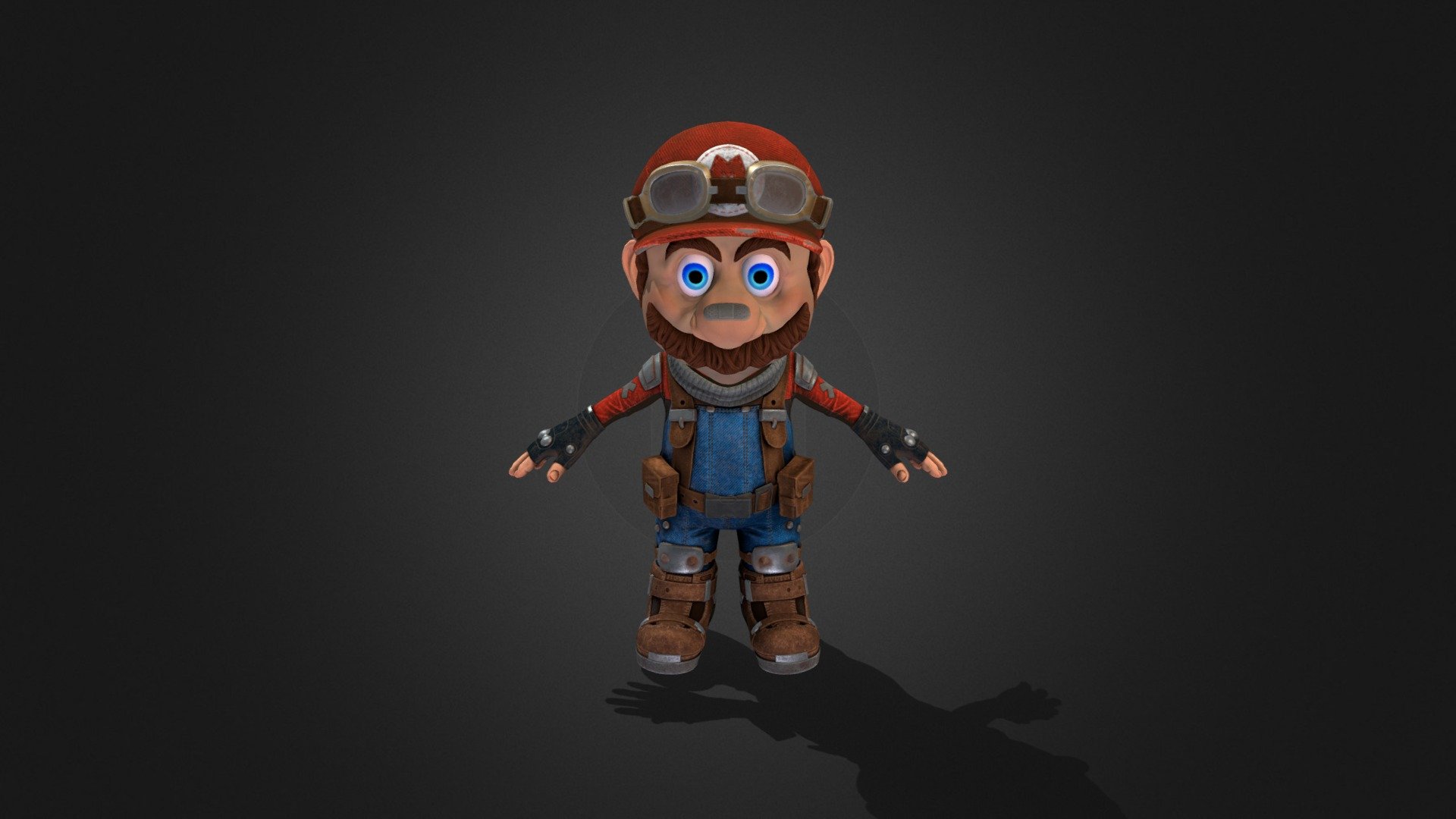 Super Mario Post-Apocalyptic - 3D model by Camille.Beaudoin [b71612b ...