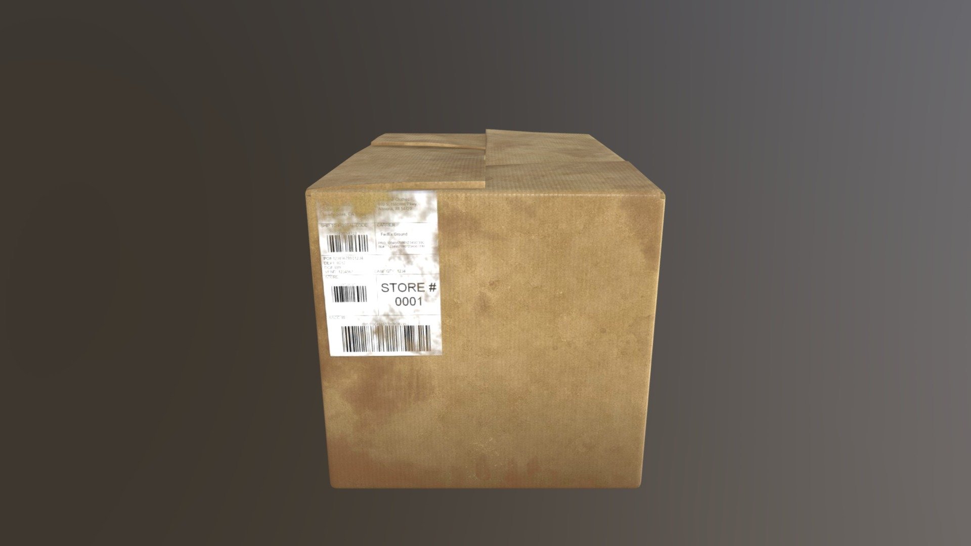 Old Cardboard box - 3D model by TakezoSama (@juniorfrenetico29 ...