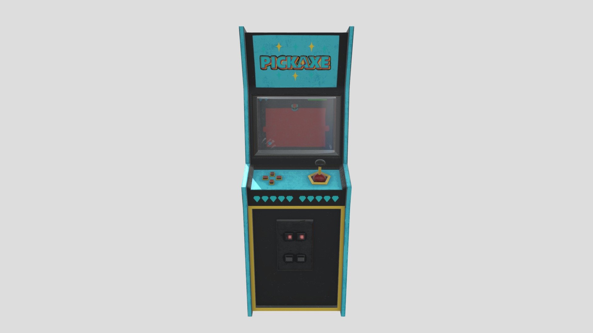 Isabeau H-N Arcade Cabinet - 3D model by gemrocknerd [b7189c4] - Sketchfab