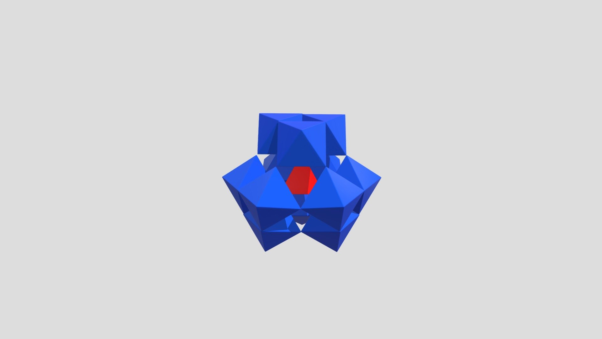 Alpha Keggin polyoxometalate - Download Free 3D model by Kaufmany ...
