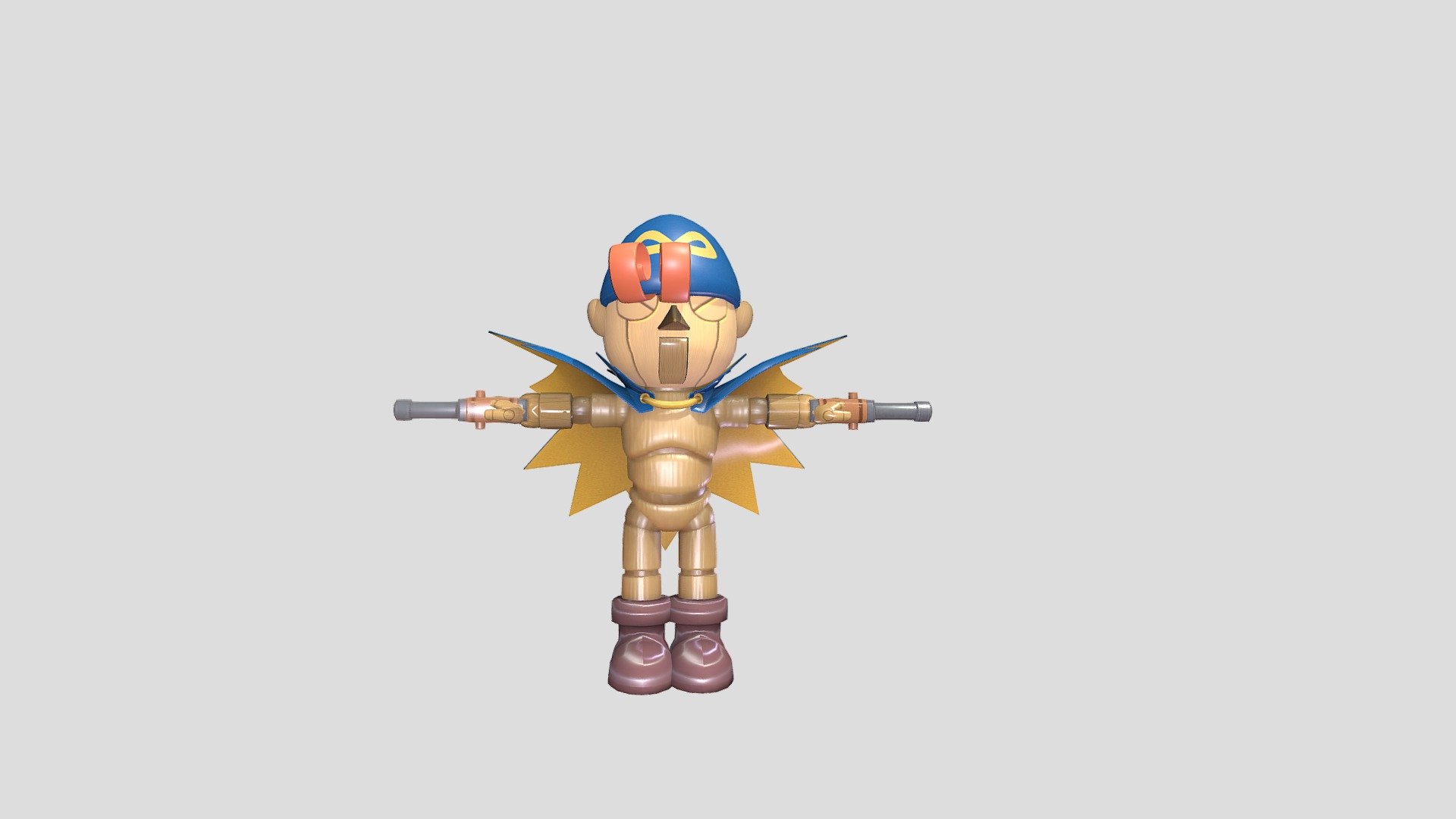 Geno (smrpg) - Download Free 3D model by MetalDoom [b71c4c0] - Sketchfab