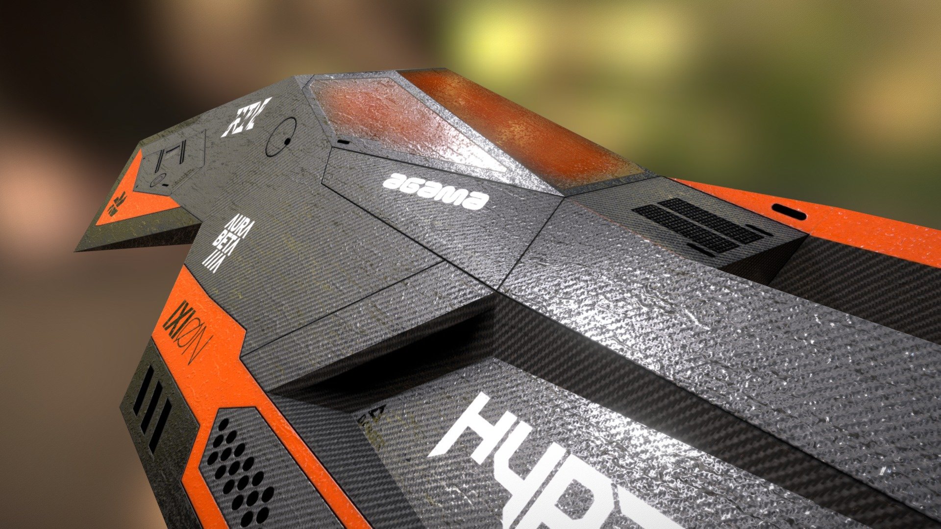 BallisticNG - Hyperion 2301 rain test - 3D model by Meg.A.Byte ...