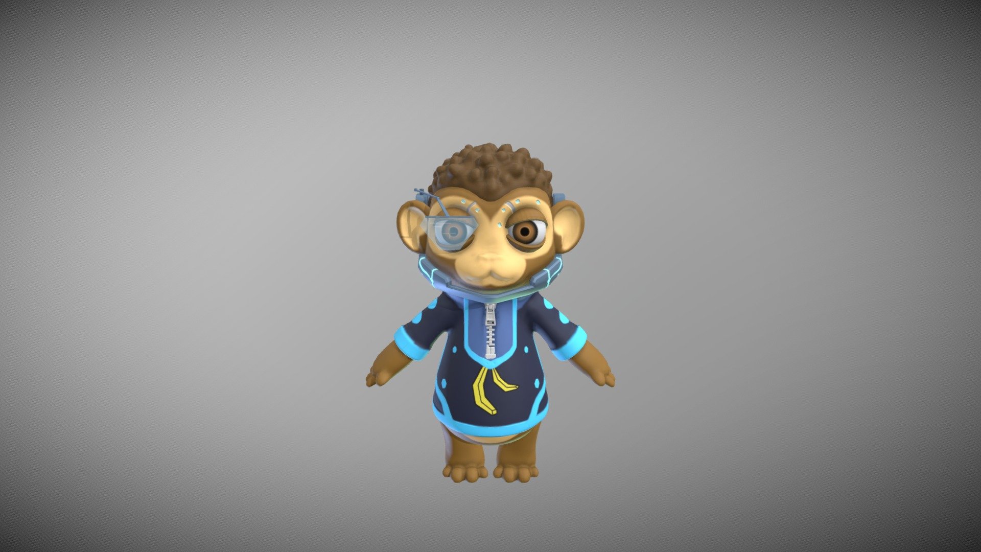 monkeyCharacter - Download Free 3D model by TerryFosky [b71ed78 ...