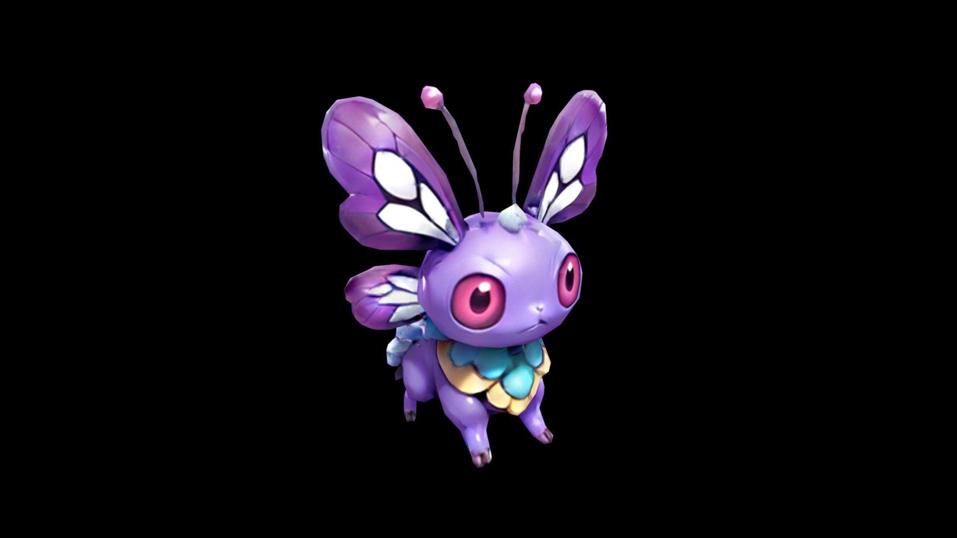 Majestic Violet Pollinator The Head of a Mythica - Download Free 3D ...