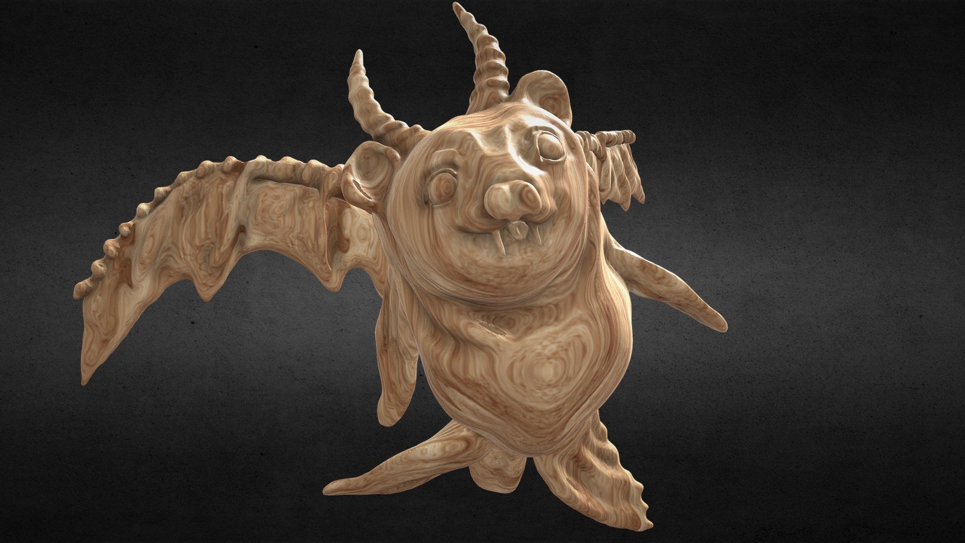 Monster - 3D model by NekoPluesch [b722b40] - Sketchfab